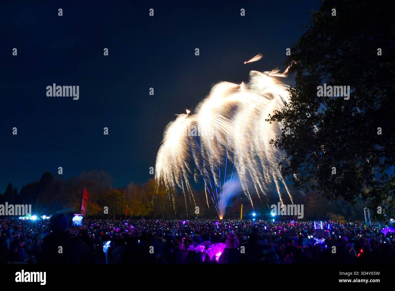 Leicester, Leicestershire, UK. 1st November 2025. Uk News A firework ...