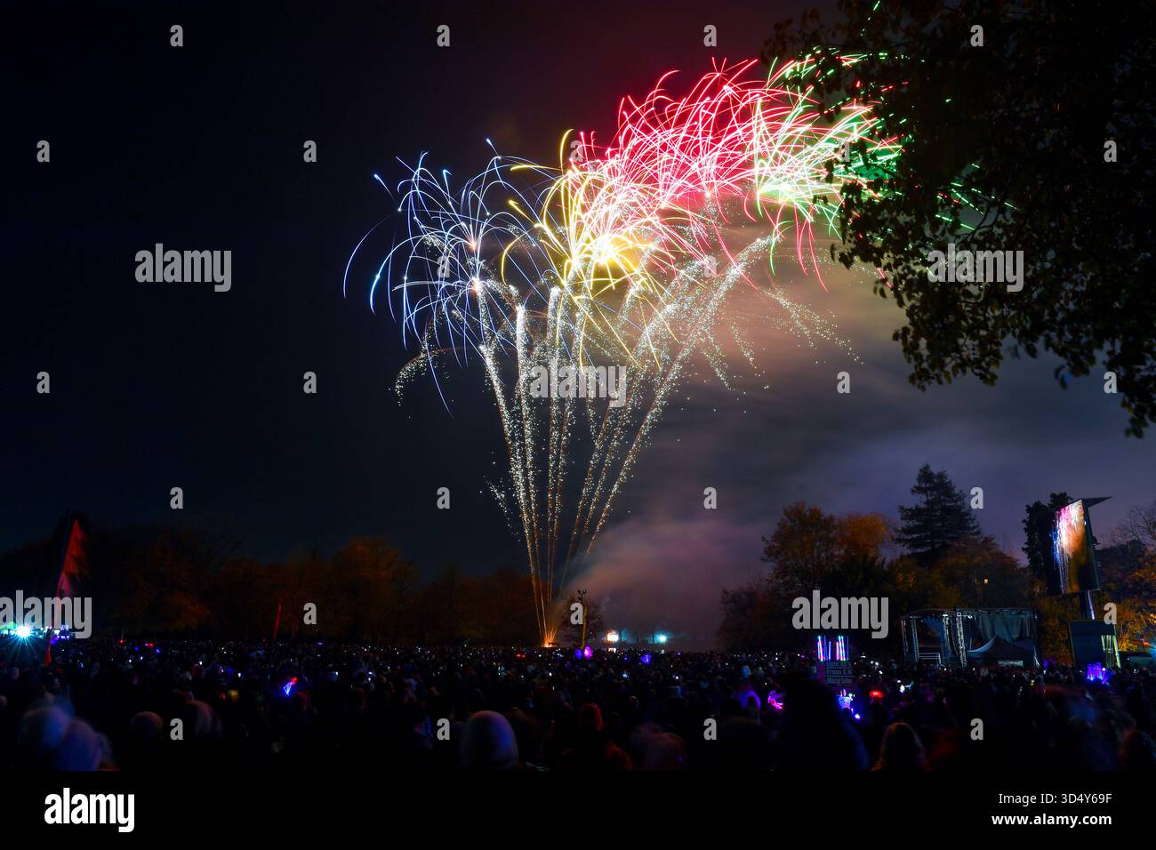 Leicester, Leicestershire, UK. 1st November 2025. Uk News A firework ...