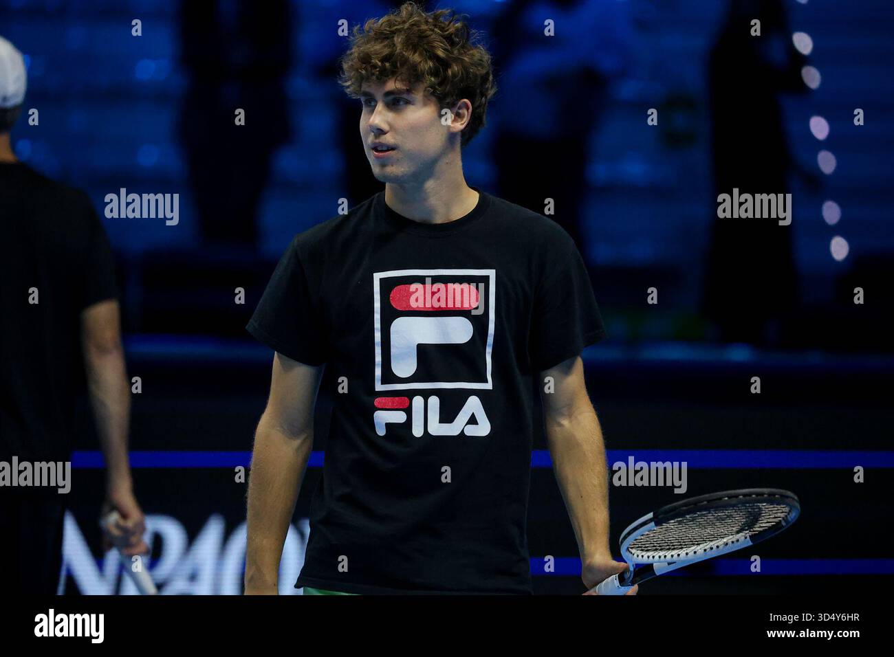 Maxim Mrva in training during Nitto ATP Finals 2025, International ...