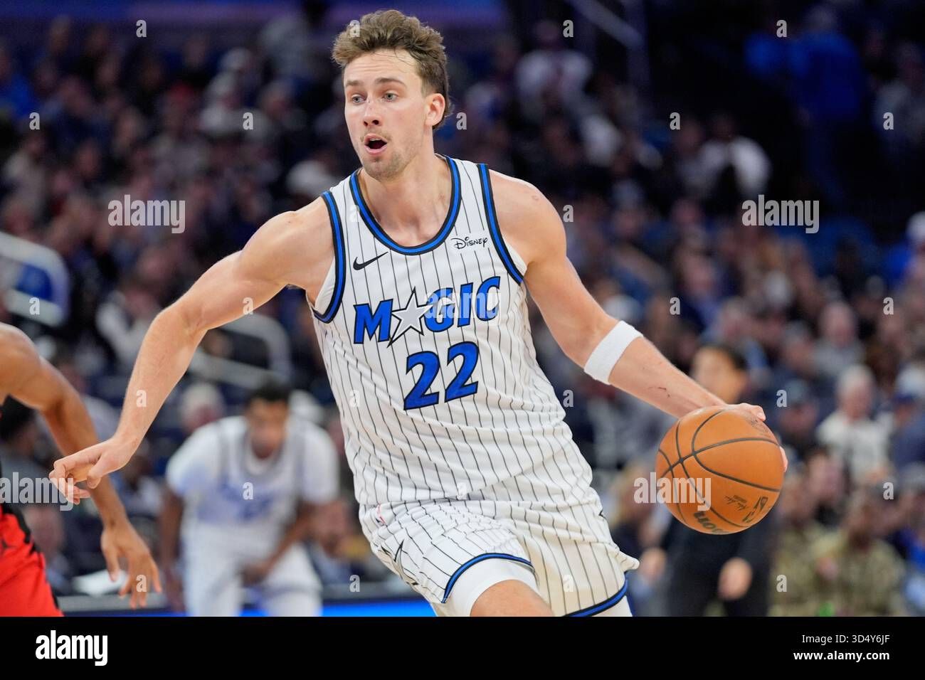 Orlando Magic forward Franz Wagner (22) moves the ball during the ...