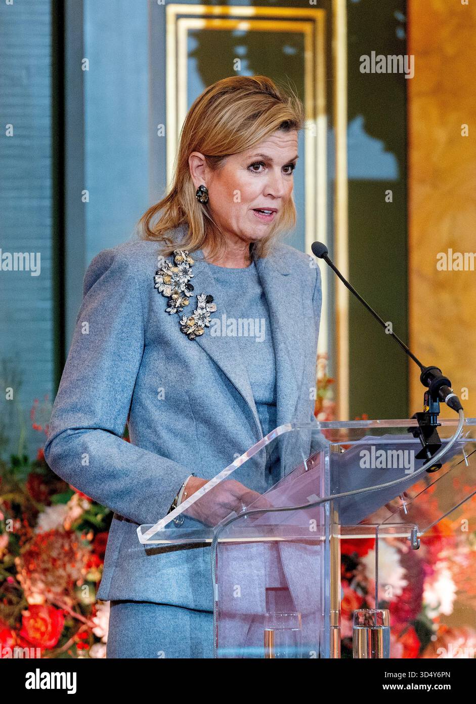 Queen Maxima at the launch of the Financially Healthy Netherlands ...