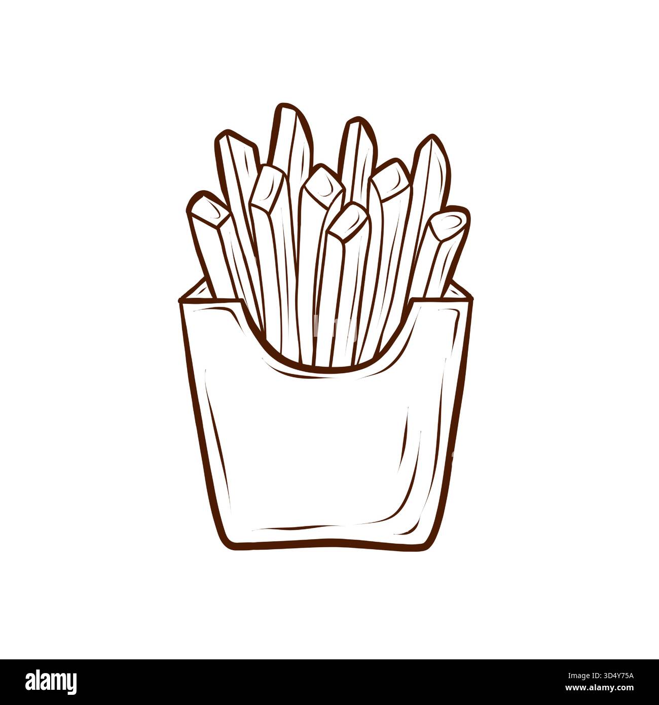Potato box icon outline Stock Vector Images - Alamy