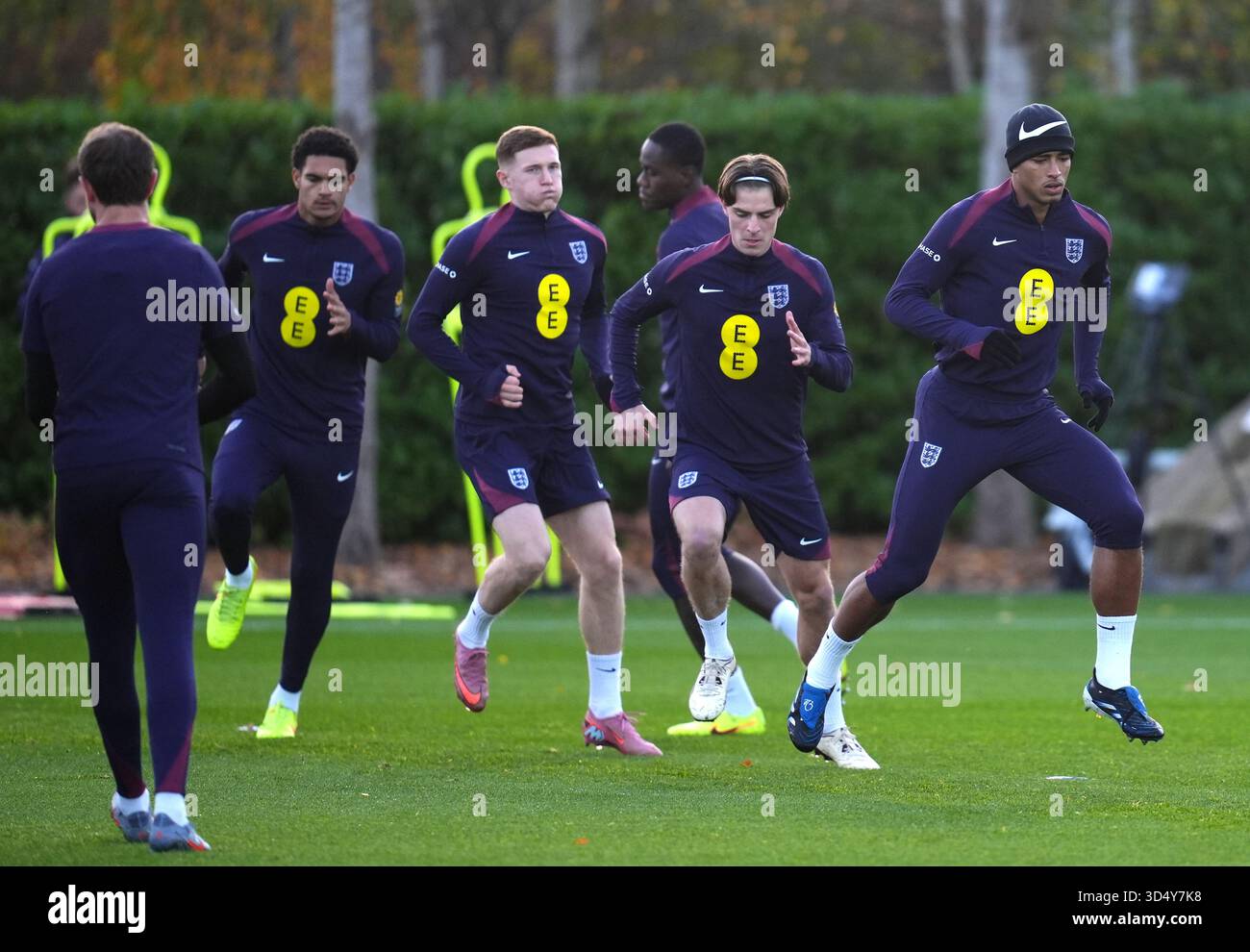 England's Jarell Quansah, Elliot Anderson, Alex Scott and Jude ...