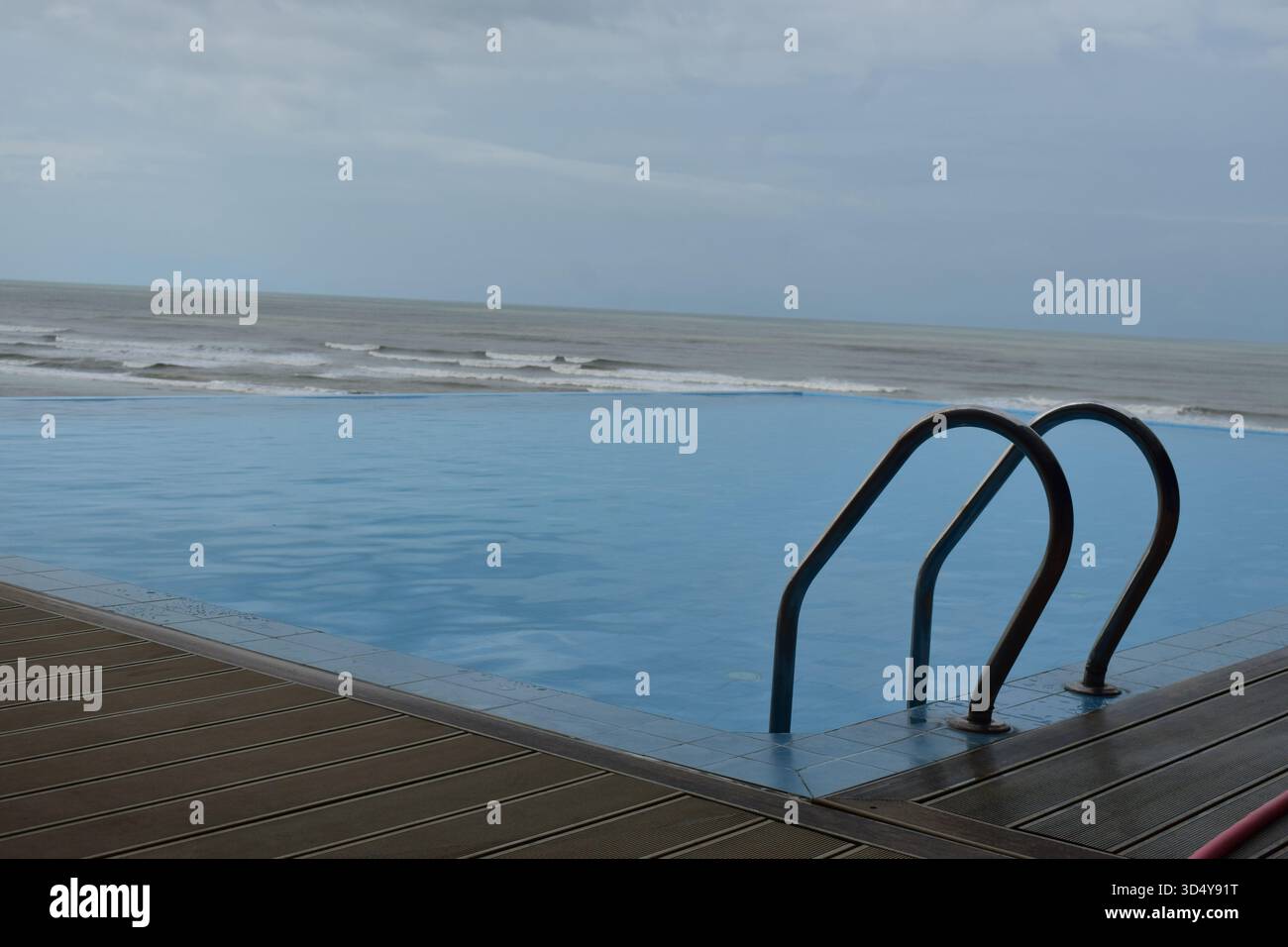 Luxurious Infinity Swimming Pool - Stunning Views at Cox’s Bazar Stock ...
