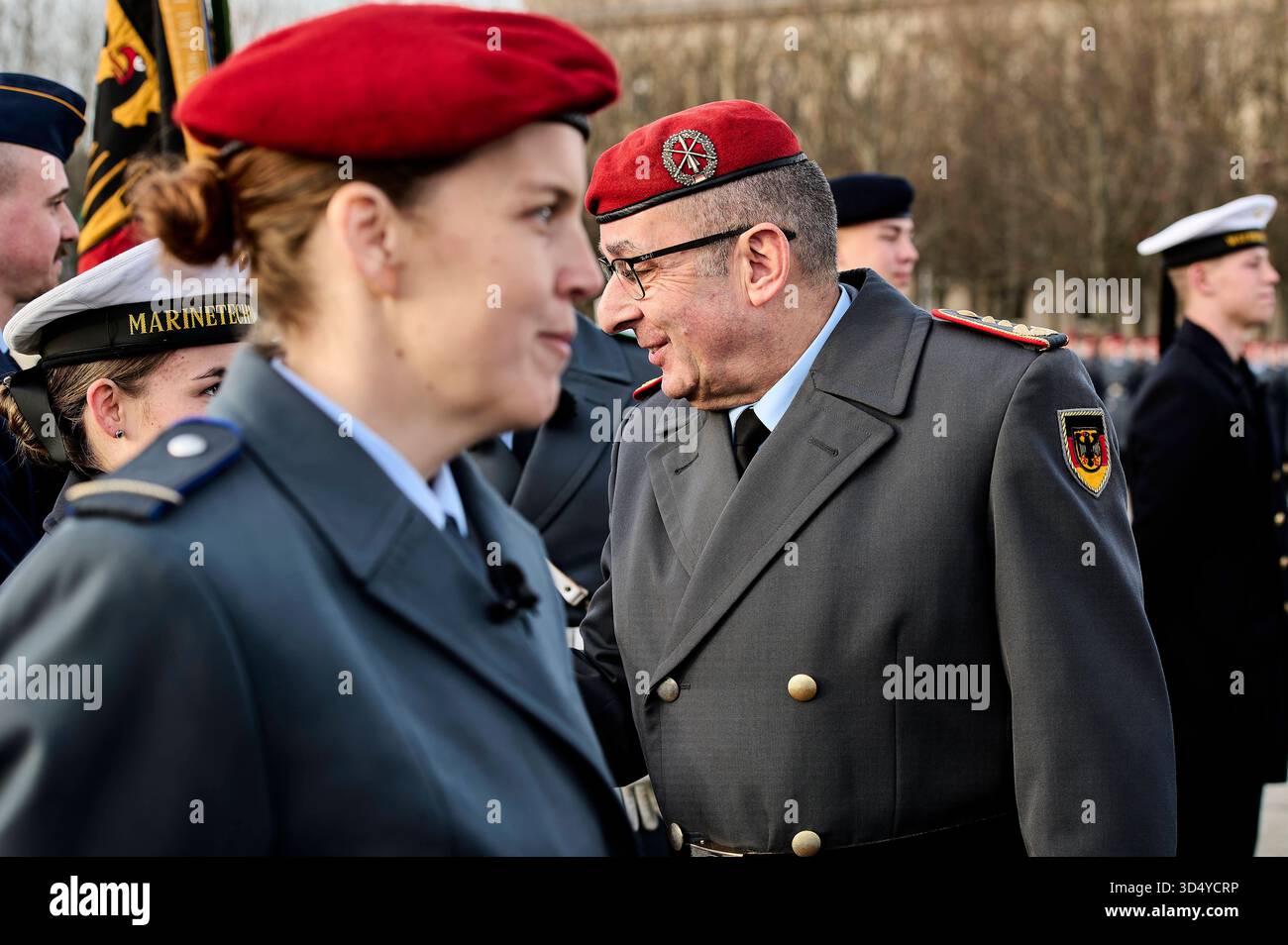 70. Jahre Bundeswehr EUR, Deutschland, Berlin, 12.11.2025: Anlässlich ...