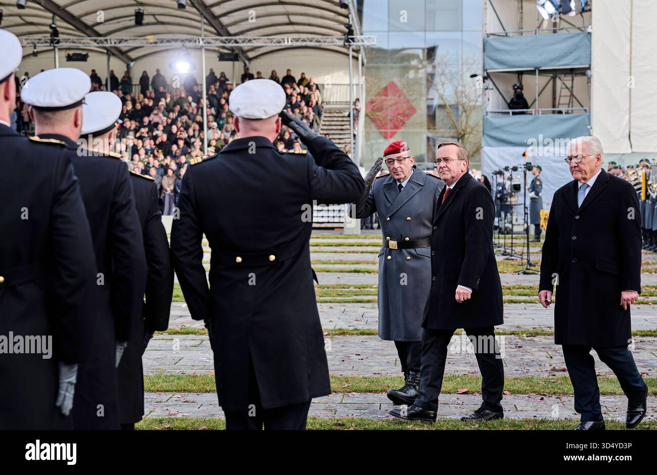 70. Jahre Bundeswehr EUR, Deutschland, Berlin, 12.11.2025: Anlässlich ...