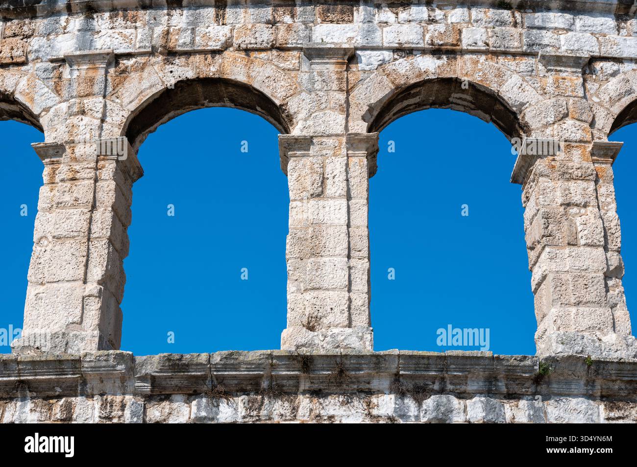 Part of the Pula Arena, the sixth largest amphitheater of its kind ...