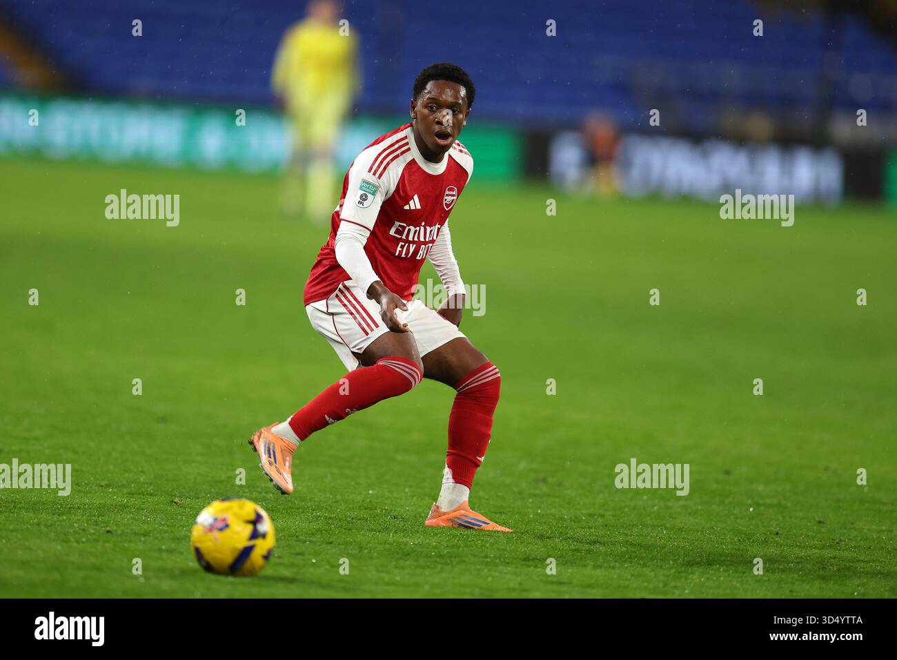 Brando Bailey-Joseph of Arsenal u21 in action. English Football League ...