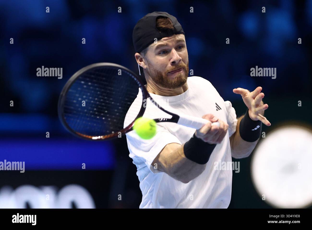 Turin, Italy. 12th Nov, 2025. Christian Harrison of USA in action ...