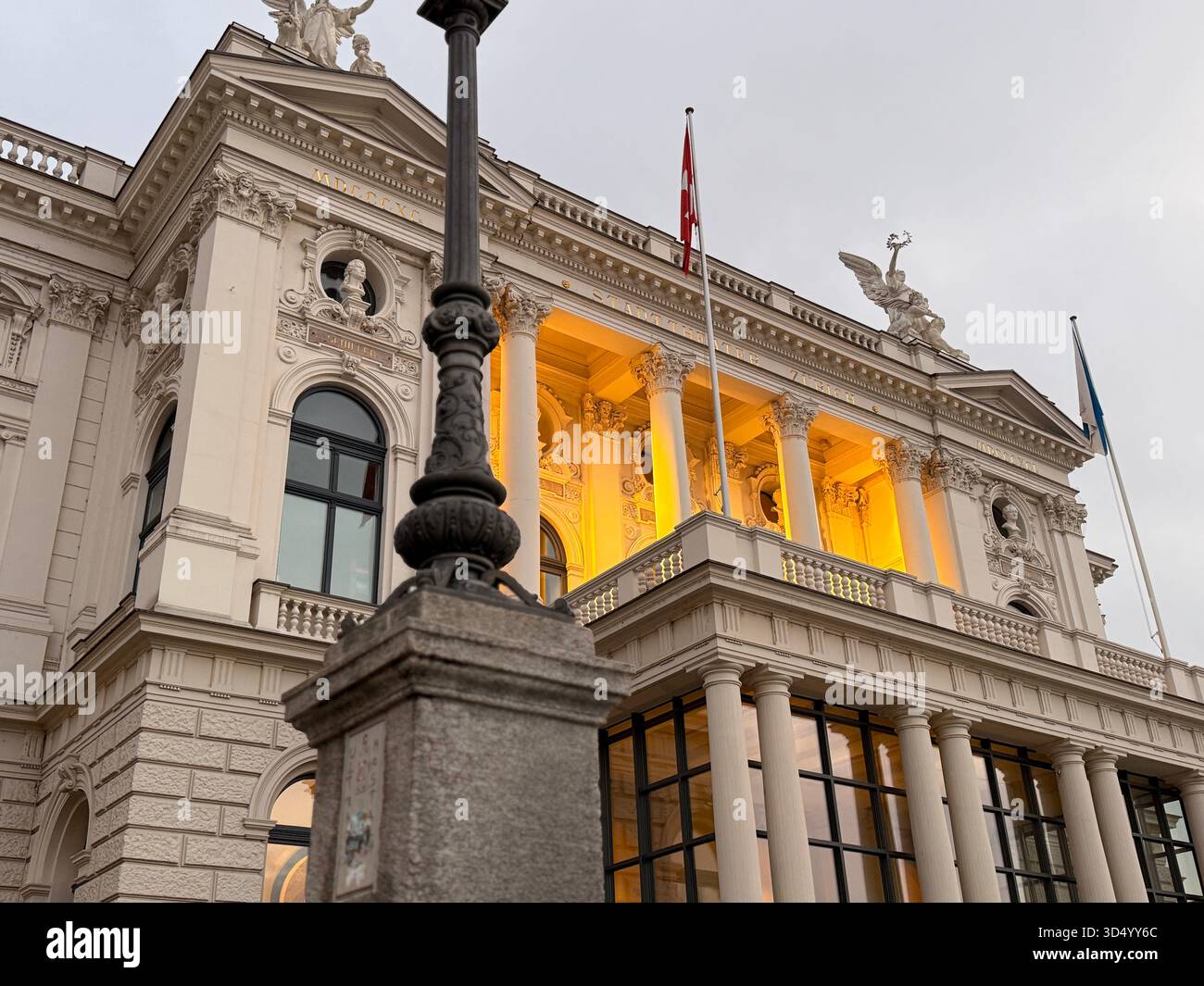Zurich, Switzerland. November 8, 2025. Zurich Opera House Stock Photo ...
