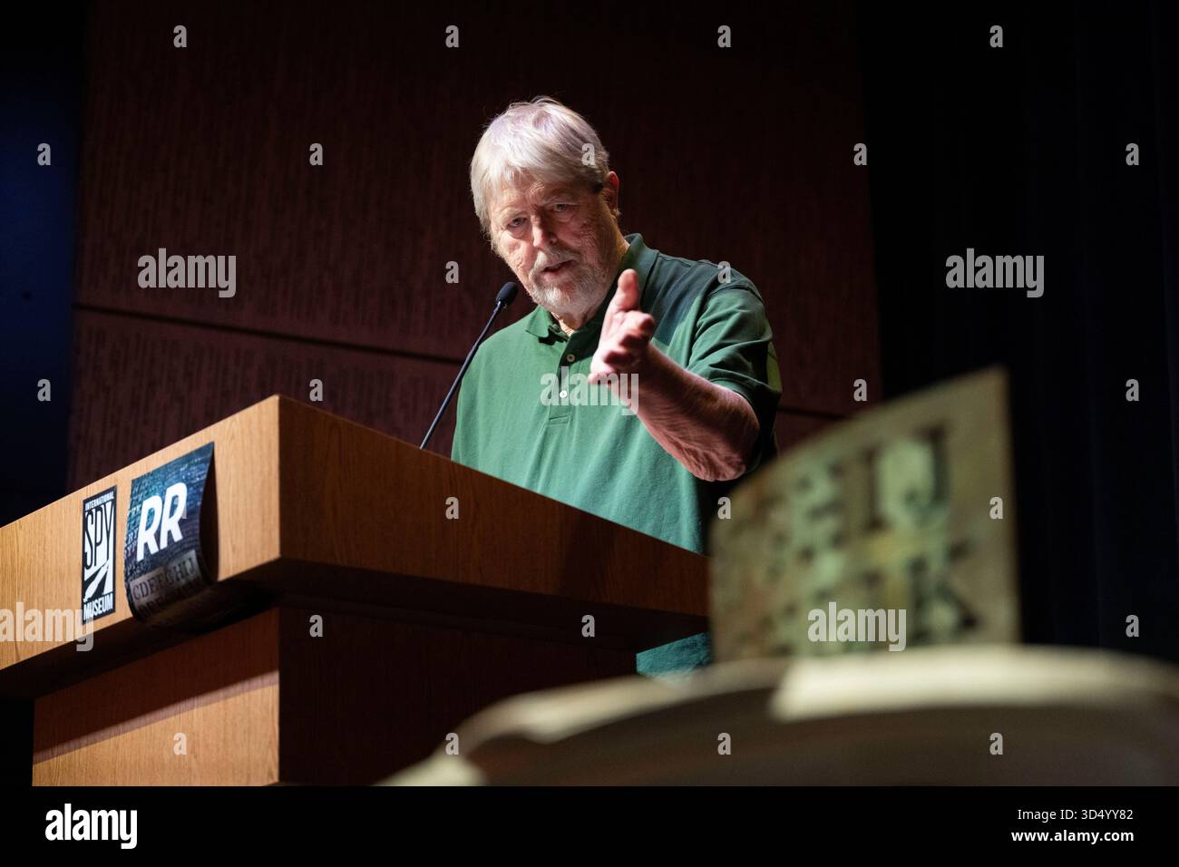 Kryptos artist Jim Sanborn looks towards a proof of concept piece for ...