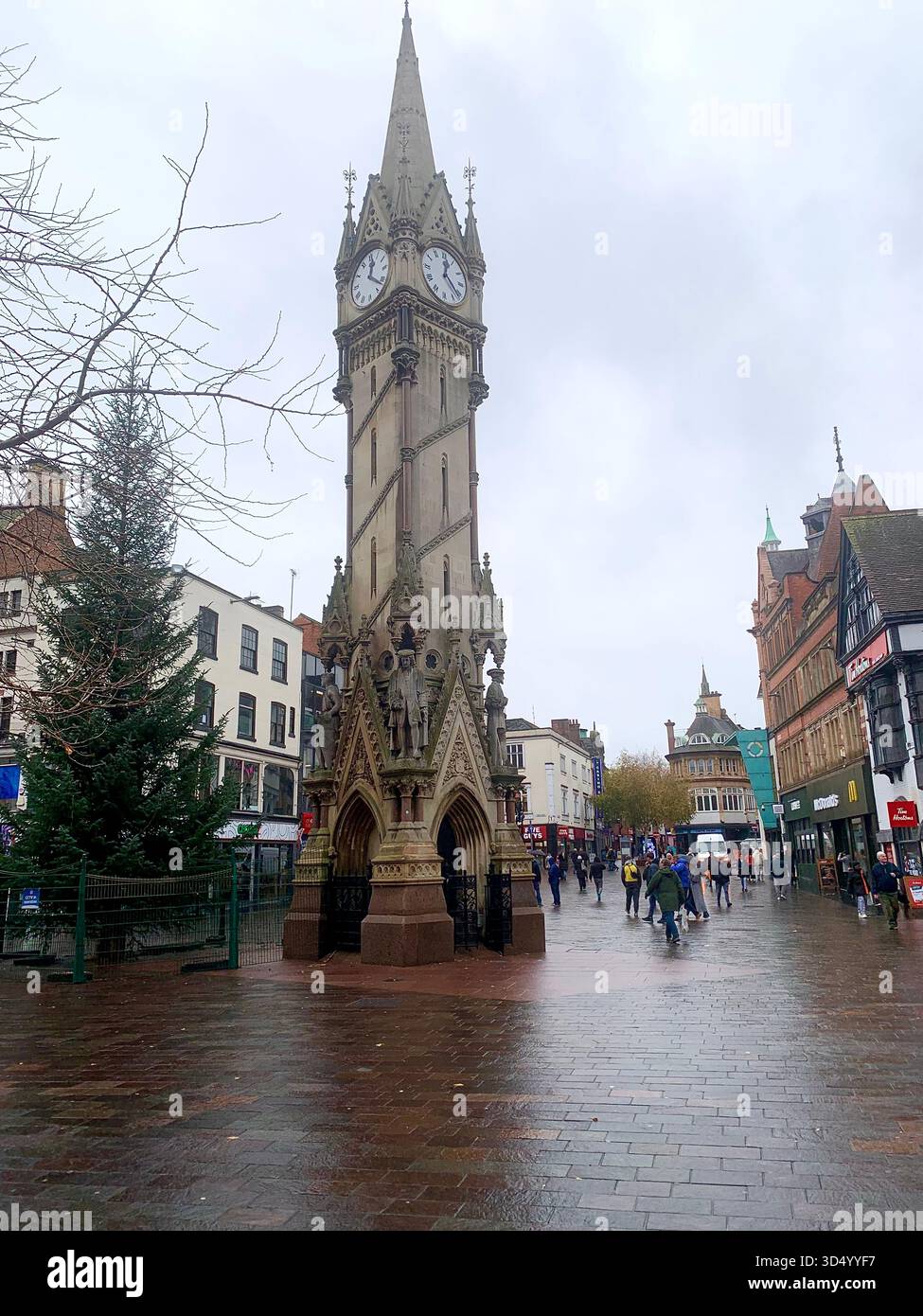 Haymarket Leicester iconic Victorian Clock tower built by Joseph ...