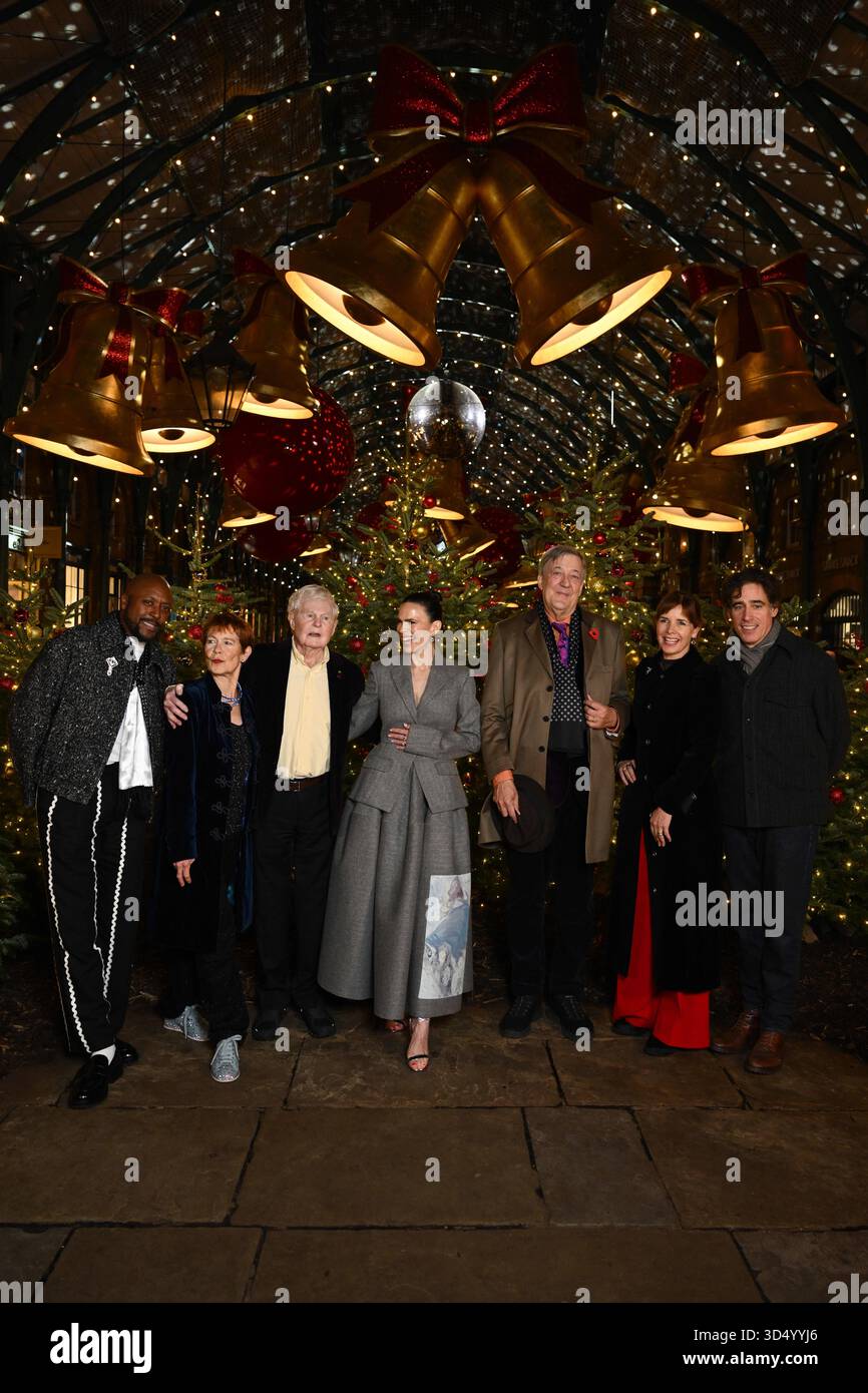 EDITORIAL USE ONLY Actress Hayley Atwell lights up Covent Garden for ...