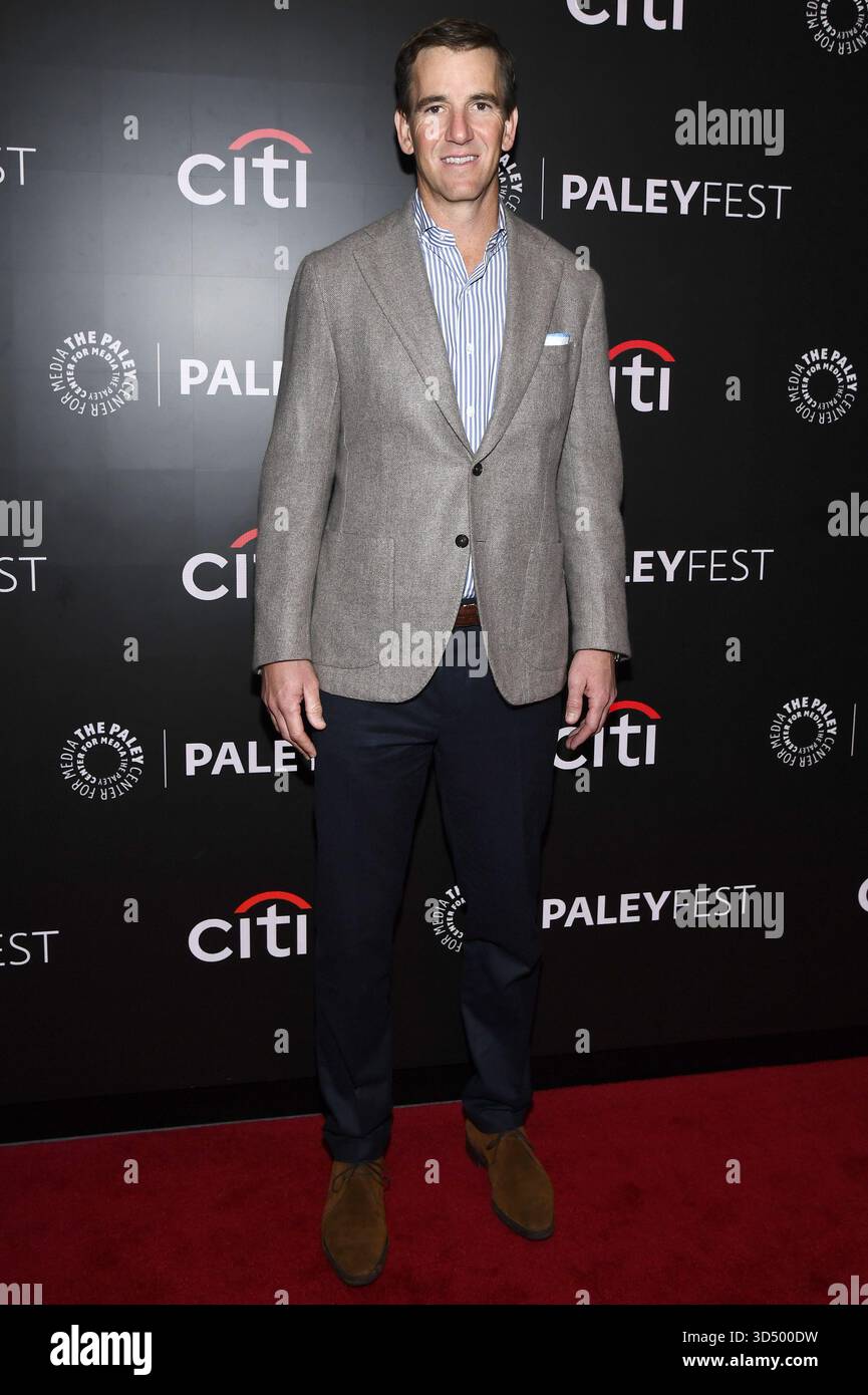 Former NFL Quarterback Eli Manning attends PaleyFest NY 2025: Eli ...