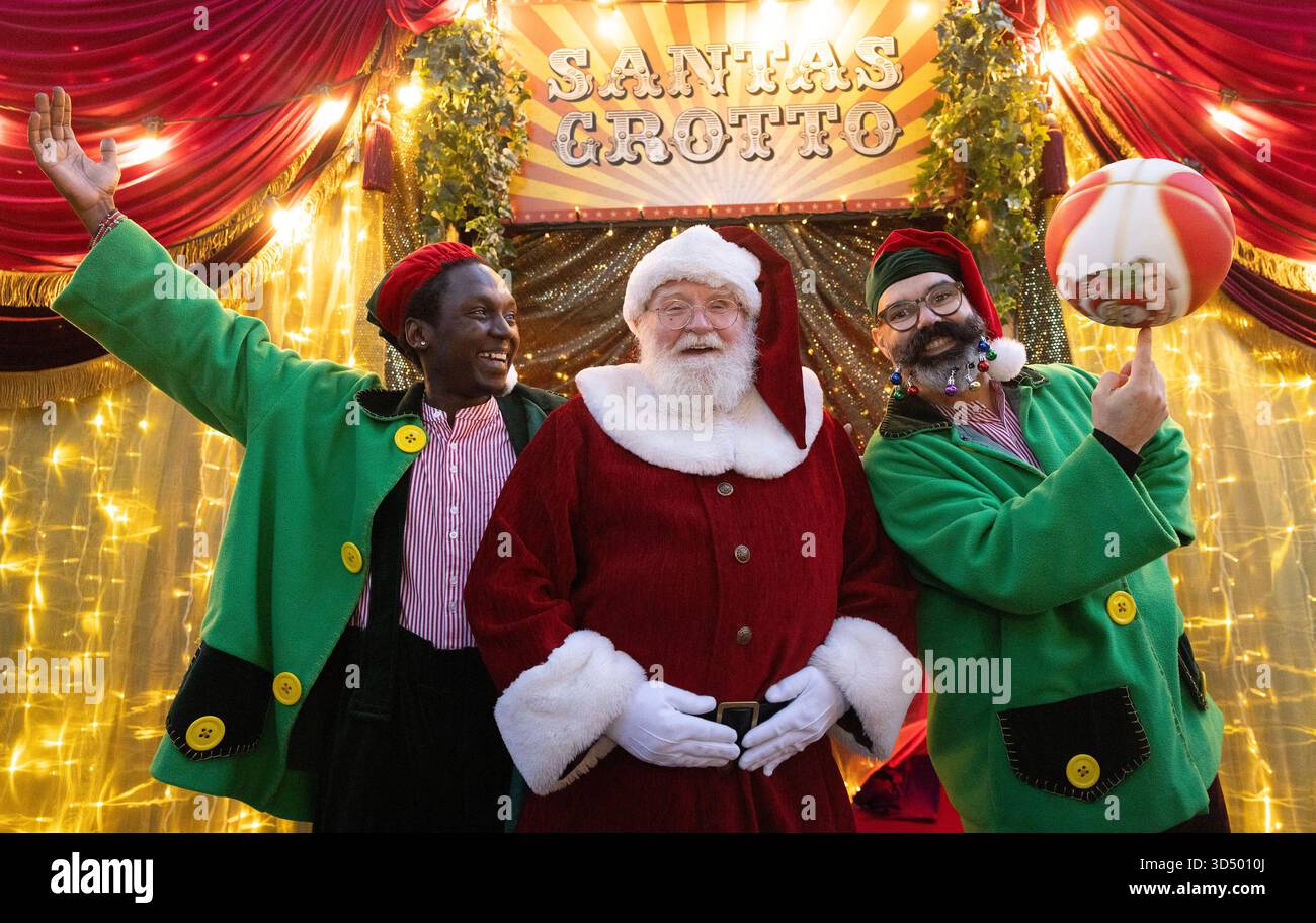 EDITORIAL USE ONLY Marylebone Christmas Village Lights Event in London ...