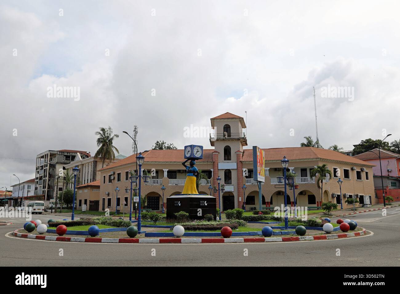 City centre of Bata in Equatorial Guinea Stock Photo - Alamy