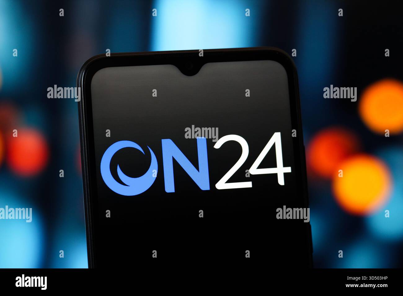 November 12, 2025, Canada: In this photo illustration, the ON24 (ON 24 ...