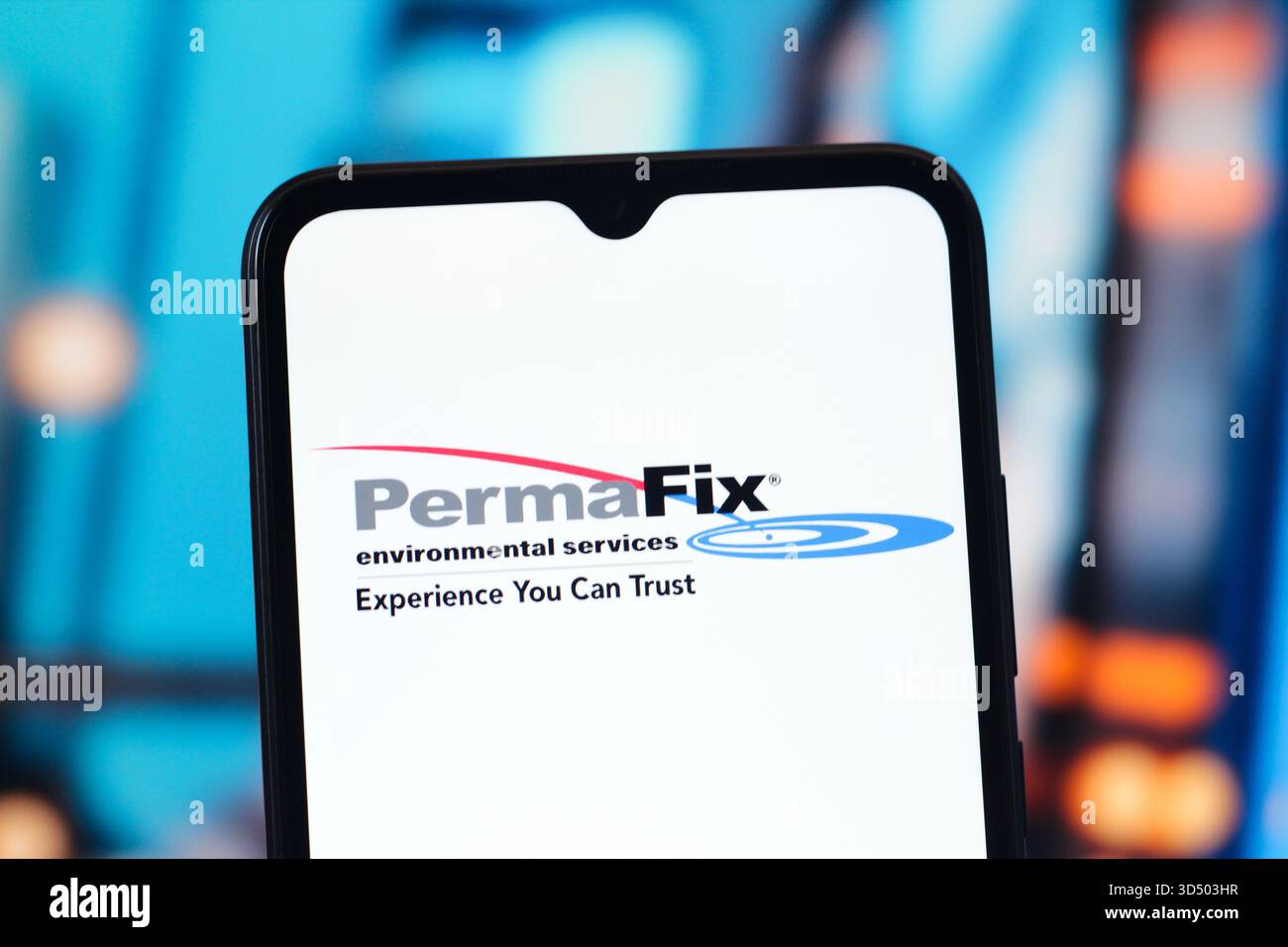 November 12, 2025, Canada: In this photo illustration, the Perma-Fix ...
