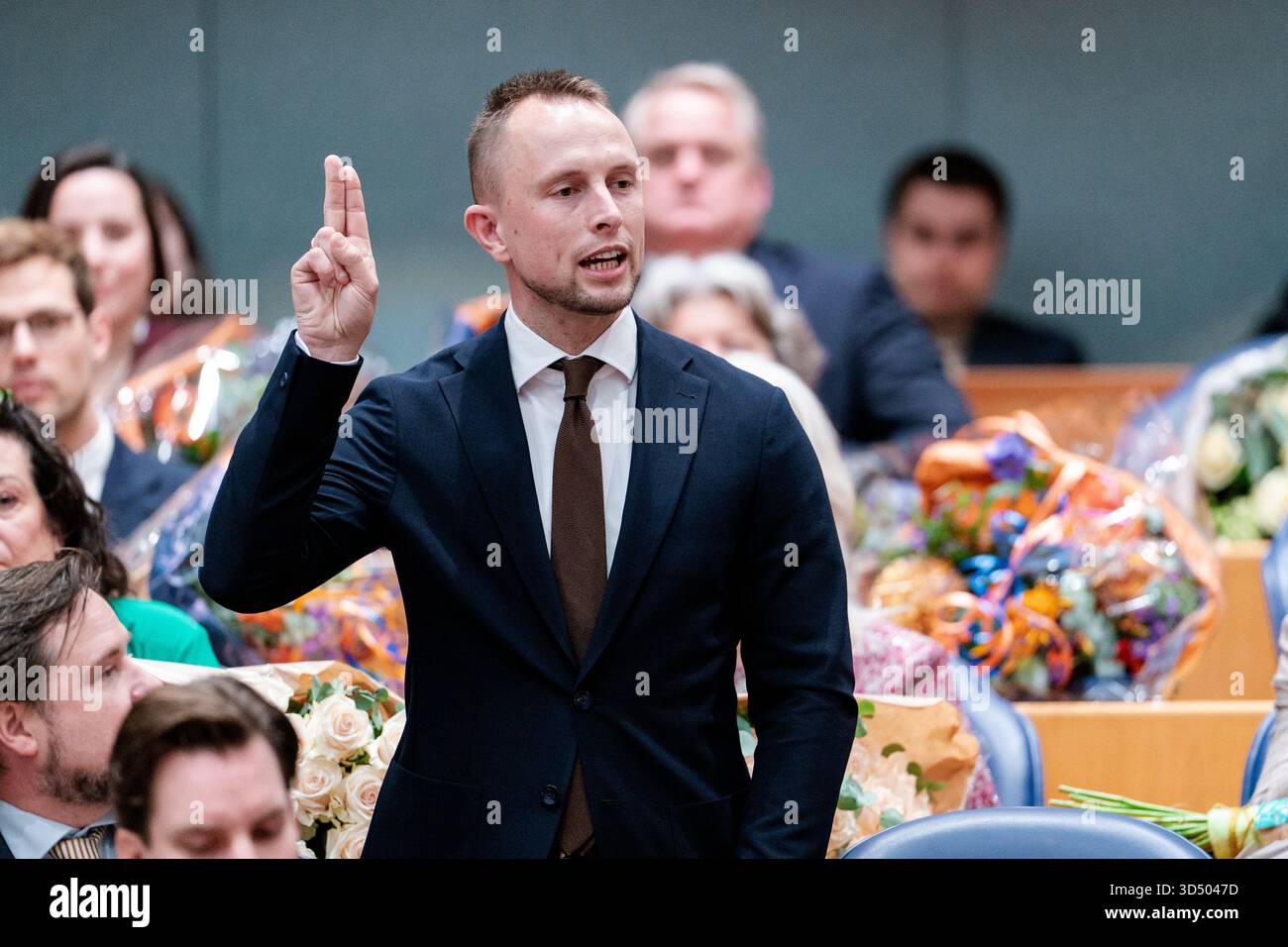 DEN HAAG, NETHERLANDS - NOVEMBER 12: Daniel van den Berg (Ja21) during ...