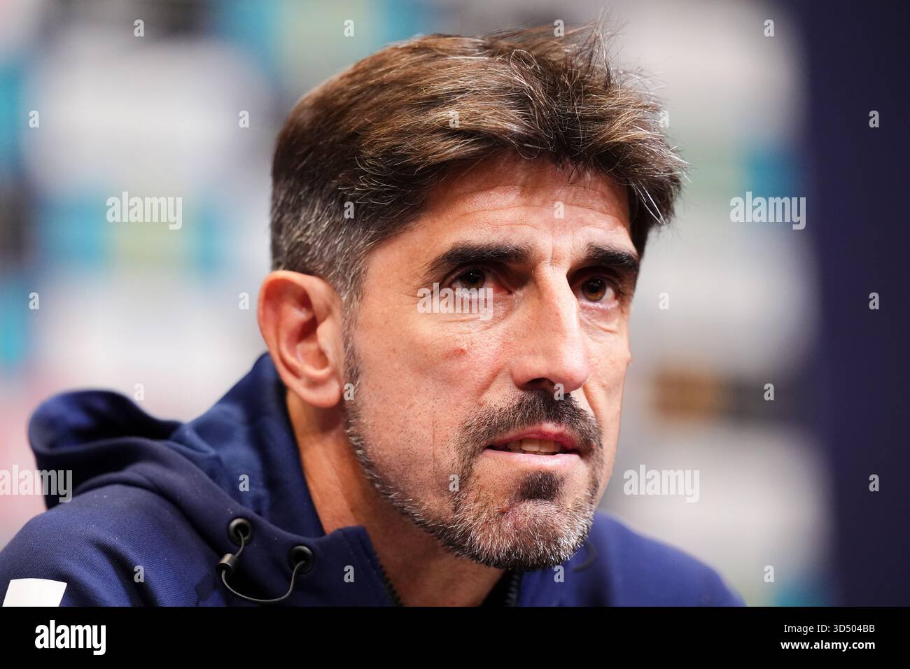 Serbia manager Veljko Paunovic during a press conference at Wembley ...