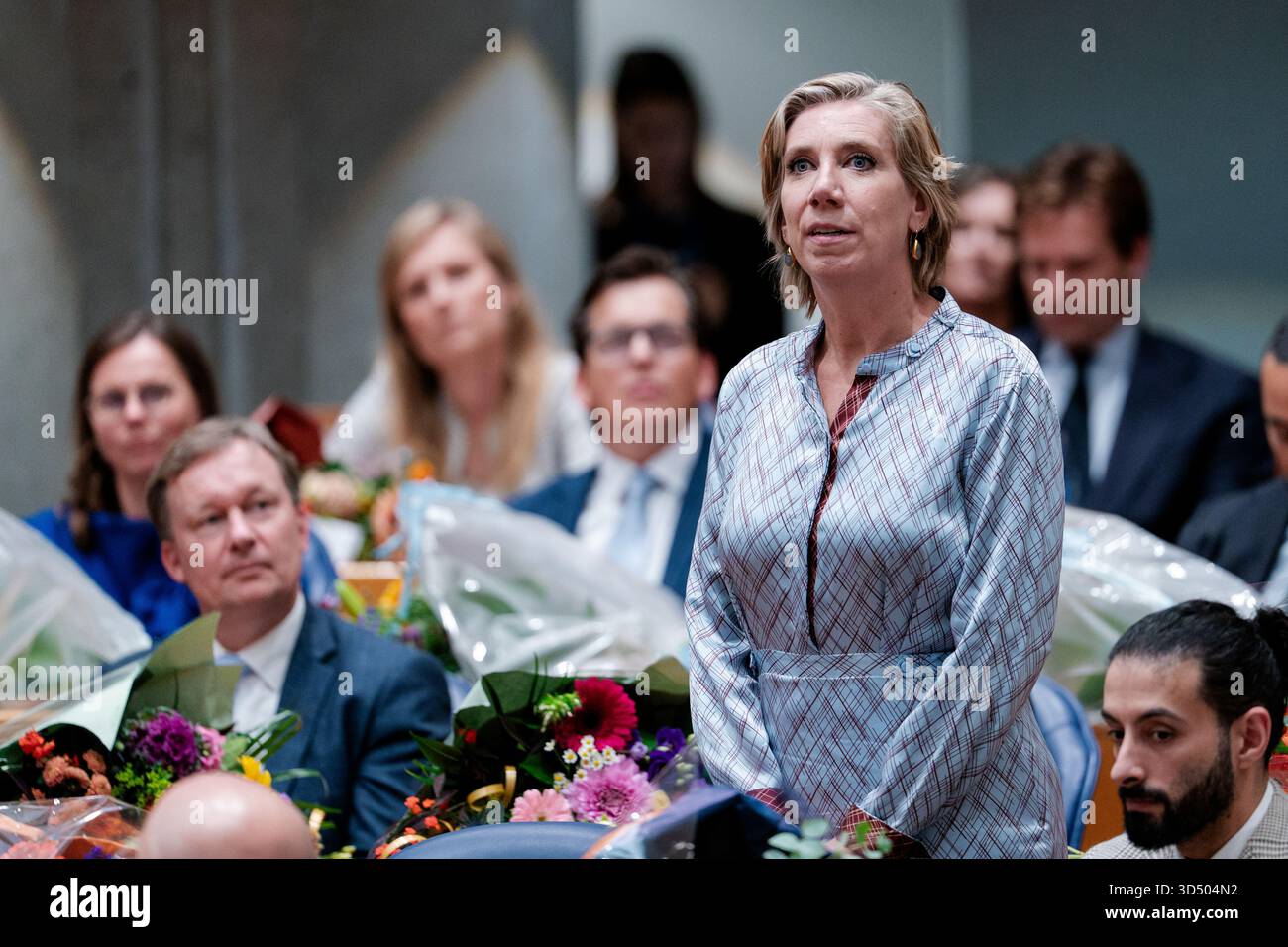 DEN HAAG, NETHERLANDS - NOVEMBER 12: Ingrid Michon-Derkzen (VVD) during ...
