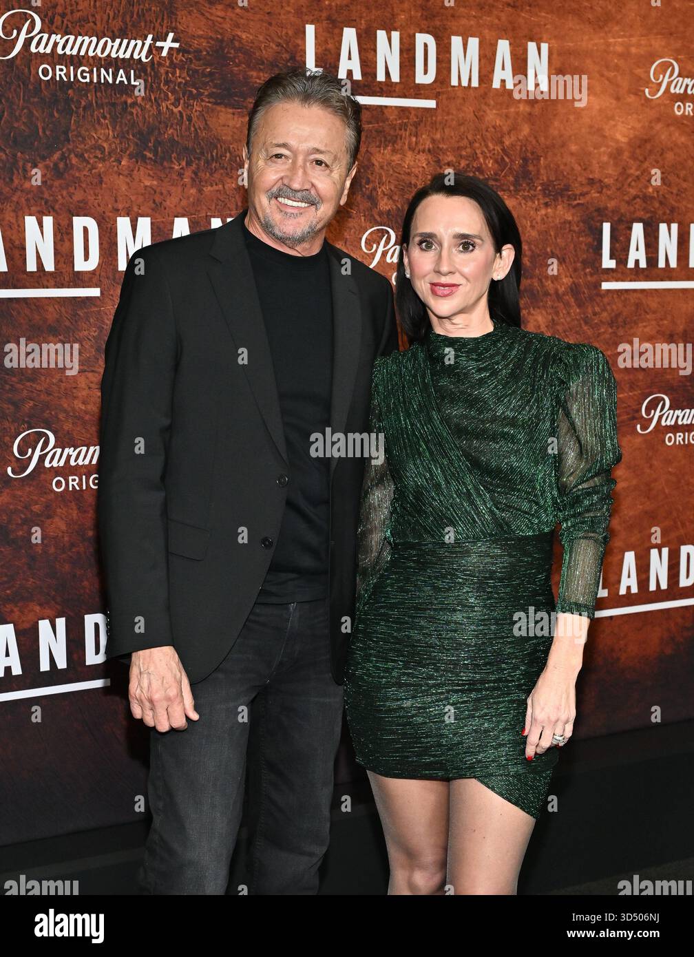 Mark Collie, left, and Tammy Stewart attend the Paramount+ premiere of ...