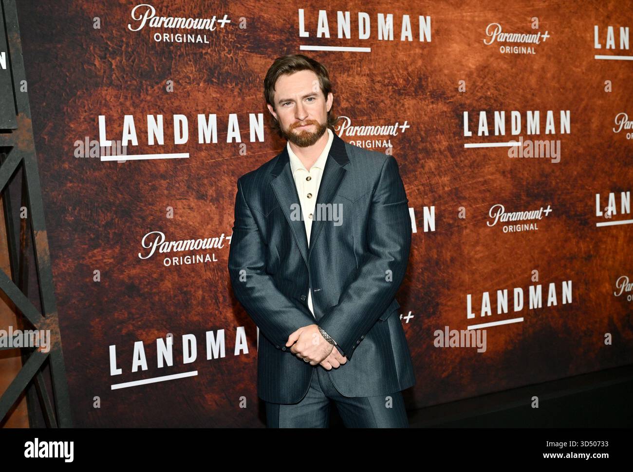 Christian Wallace attends the Paramount+ premiere of "Landman" Season 2 ...