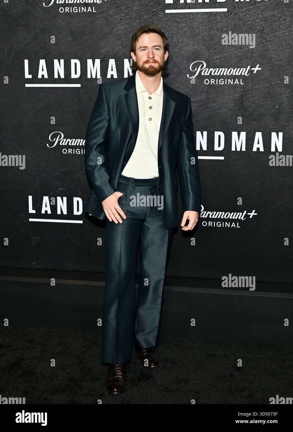 Christian Wallace attends the Paramount+ premiere of "Landman" Season 2 ...