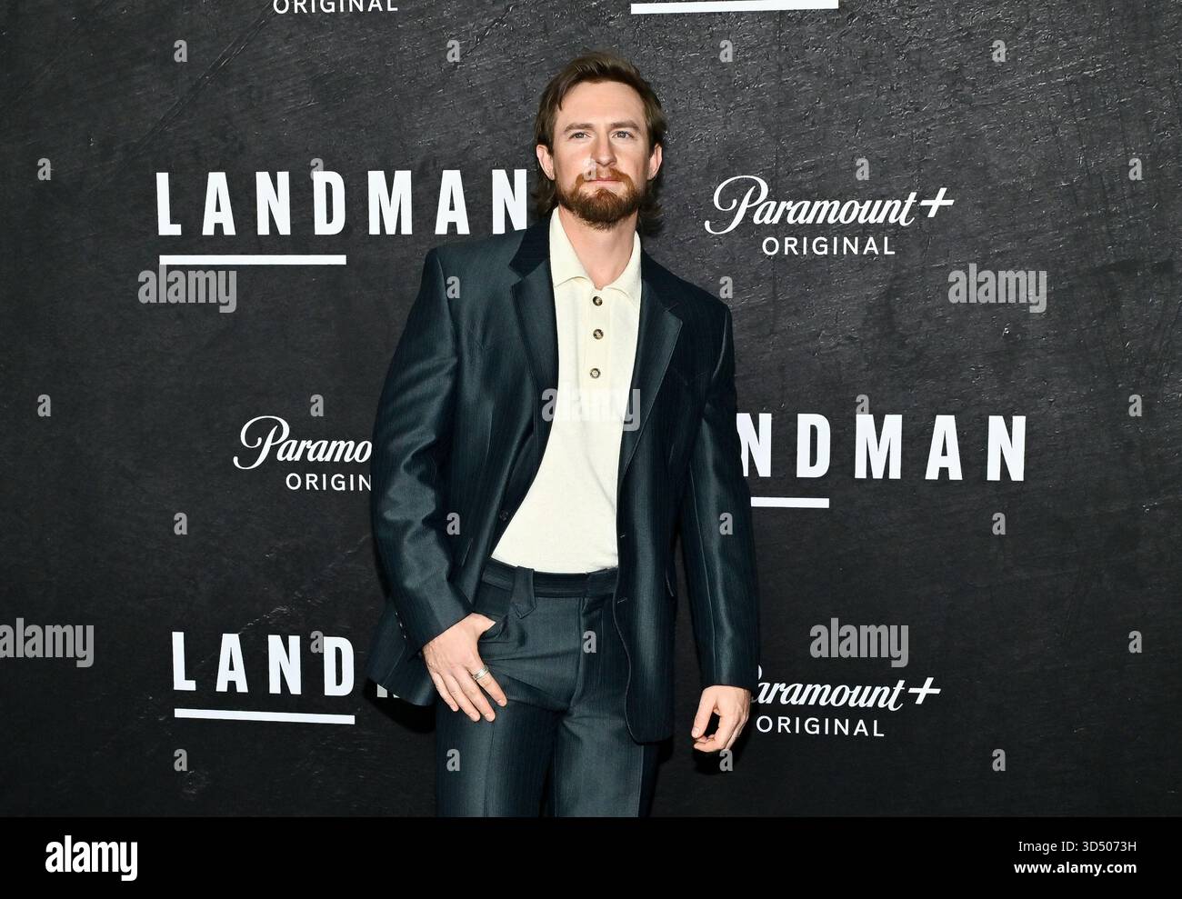 Christian Wallace attends the Paramount+ premiere of "Landman" Season 2 ...