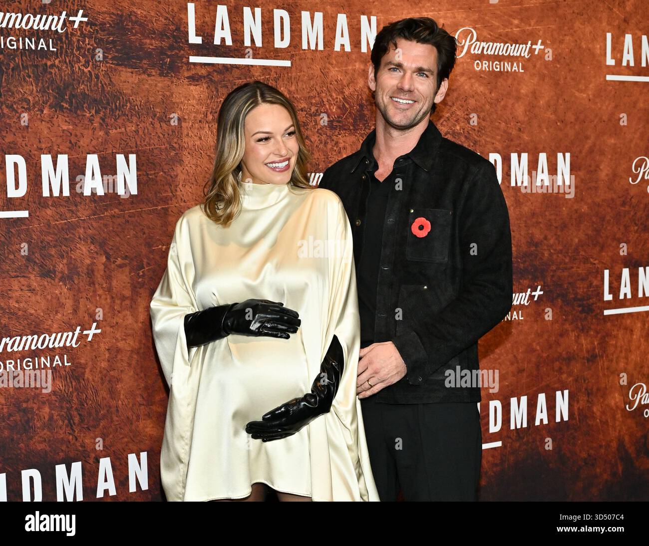Kayla Wallace, left, and Kevin McGarry attend the Paramount+ premiere ...