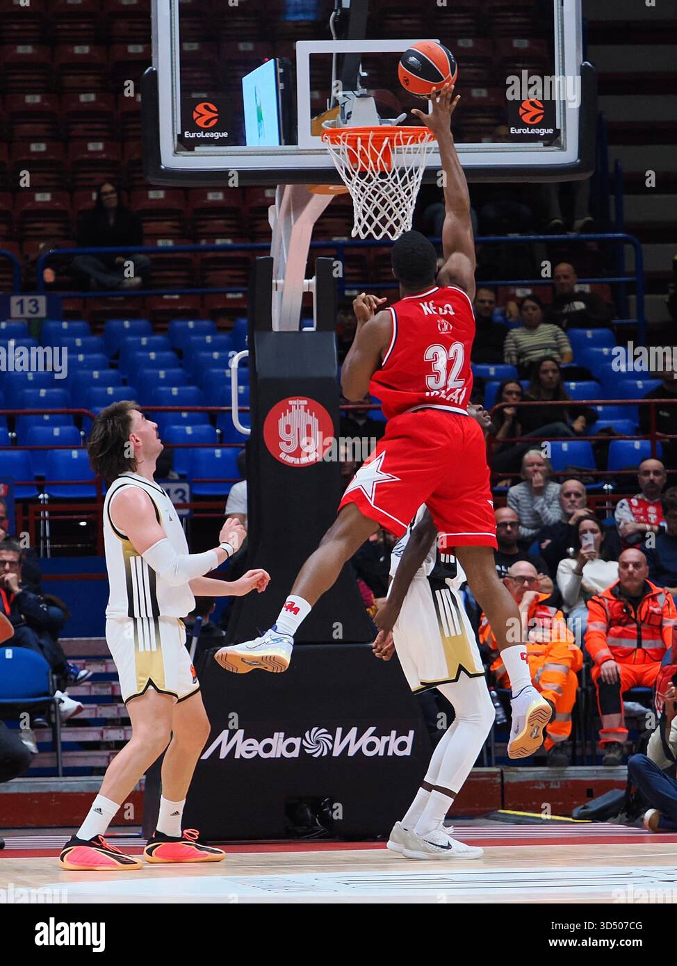 Josh Nebo (EA7 Emporio Armani Olimpia Milano) during Olimpia Milano vs ...