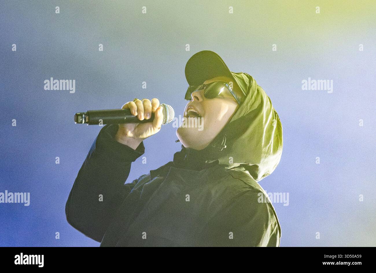 AMSTERDAM – Northern Irish rap group Kneecap performing at AFAS Live ...