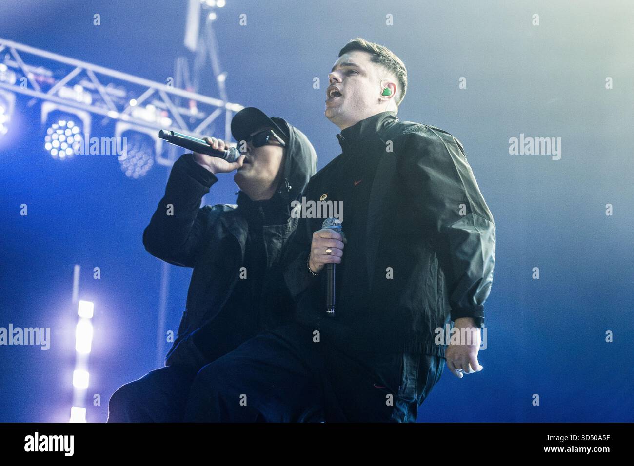 AMSTERDAM – Northern Irish rap group Kneecap performing at AFAS Live ...