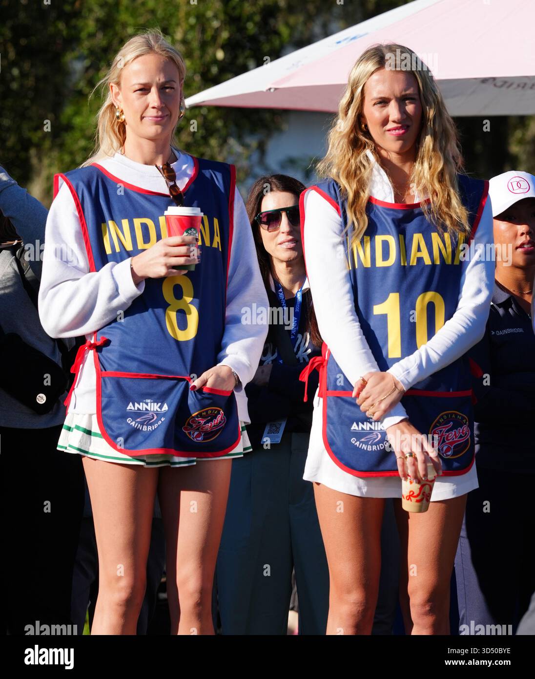 BELLEAIR, FL - NOVEMBER 12: From left to right Indiana Fever guards ...