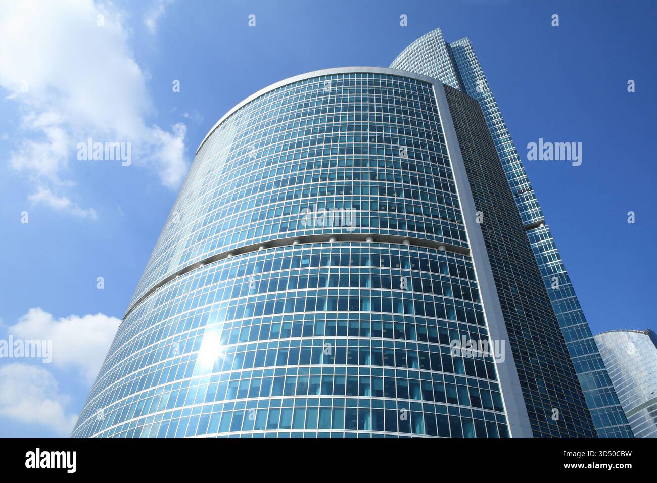 edge of office building on sky background Stock Photo - Alamy
