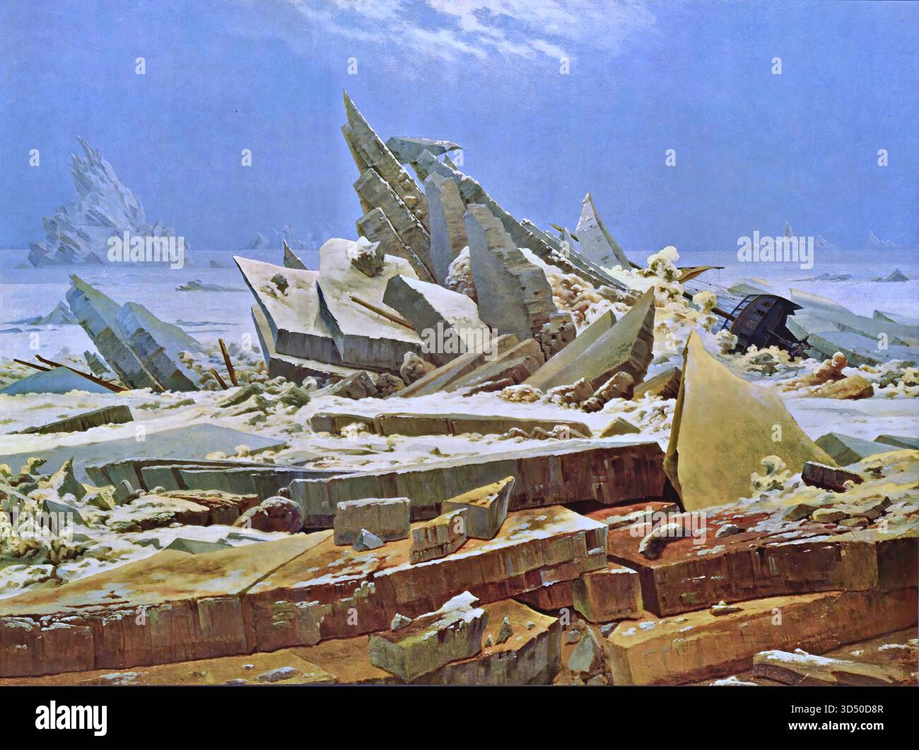 Sublime romantic landscape paintings Stock Vector Images - Alamy