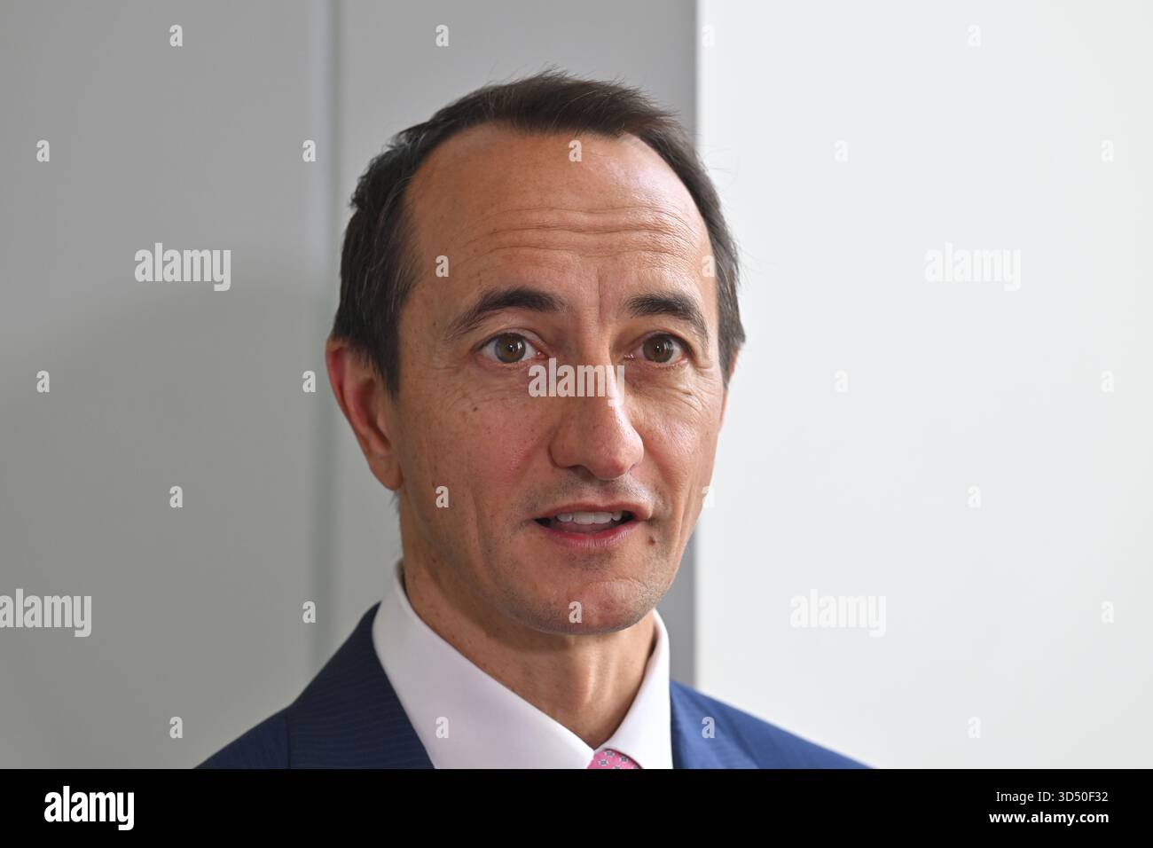 Liberal senator Dave Sharma at a press conference at Parliament House ...