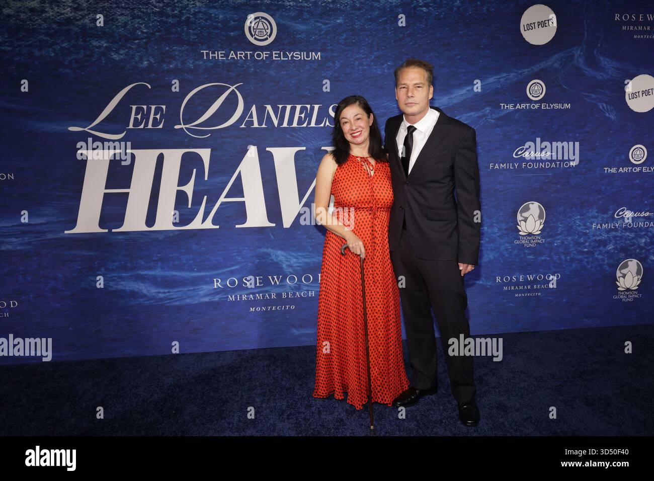 Amanda Fairey and Shepard Fairey attend The Art Of Elysium's 2025 ...