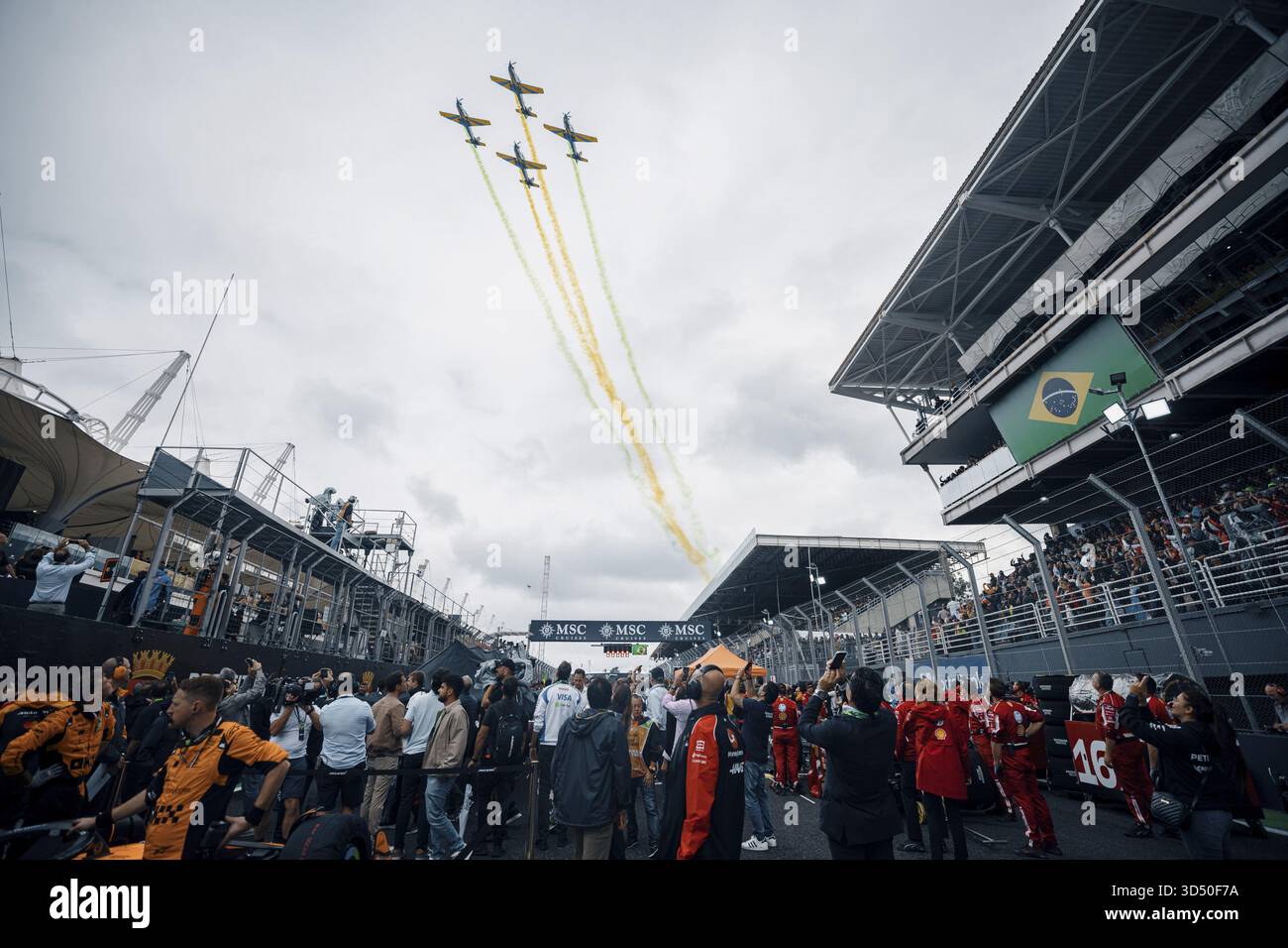Grid at the Sao Paulo Grand Prix 2025 at Interlagos, Sao Paolo, Brazil ...