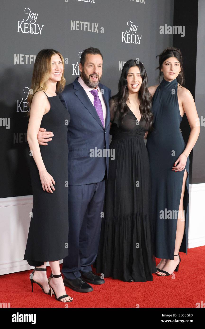 November 11, 2025, Los Angeles, California, USA: Jackie Sandler, Adam ...