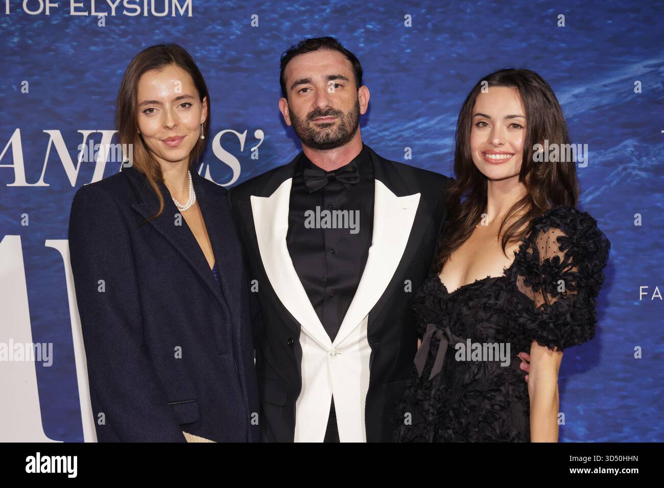 Bella Isles, Nick Lebherz and Erin Montgomery attend The Art Of Elysium ...