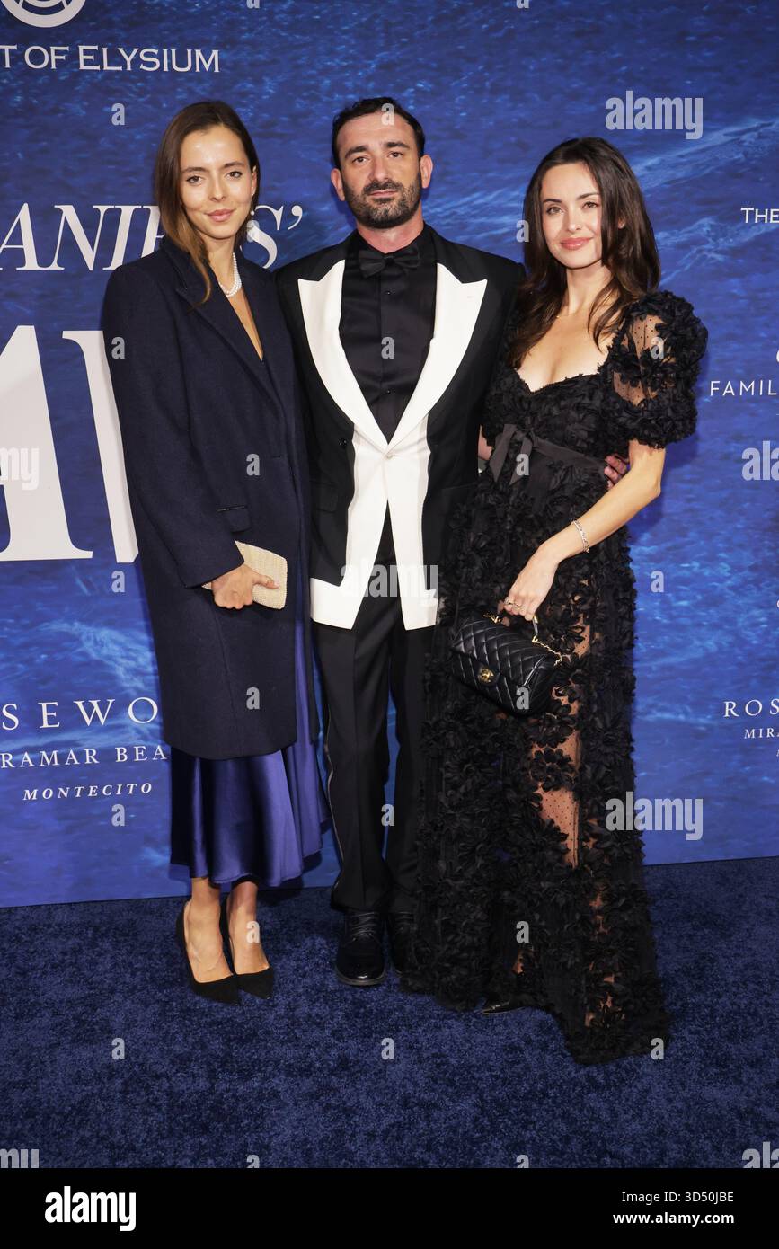 Bella Isles, Nick Lebherz and Erin Montgomery attend The Art Of Elysium ...