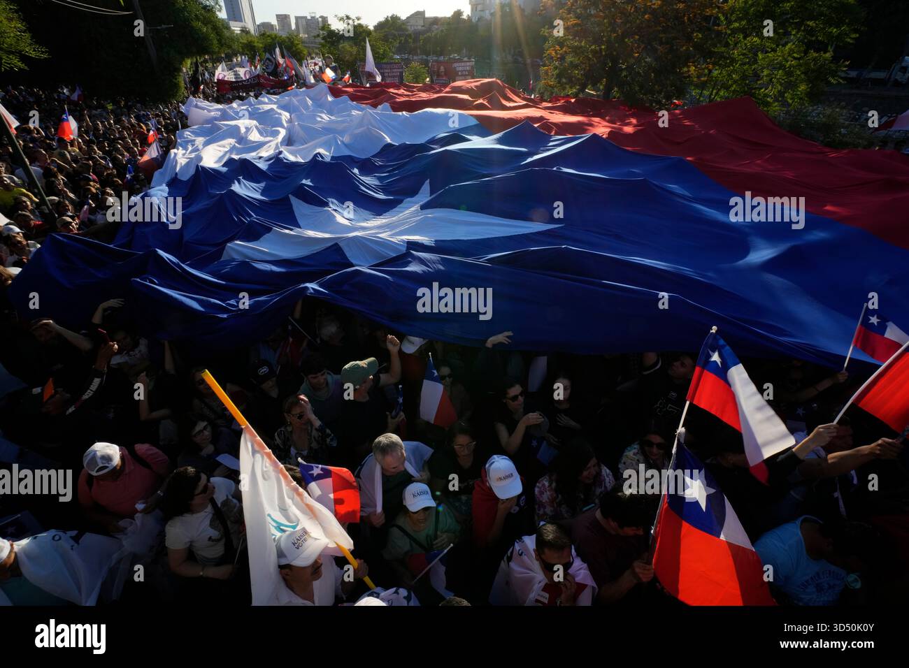 Supporters of presidential candidate Johannes Kaiser of the National ...
