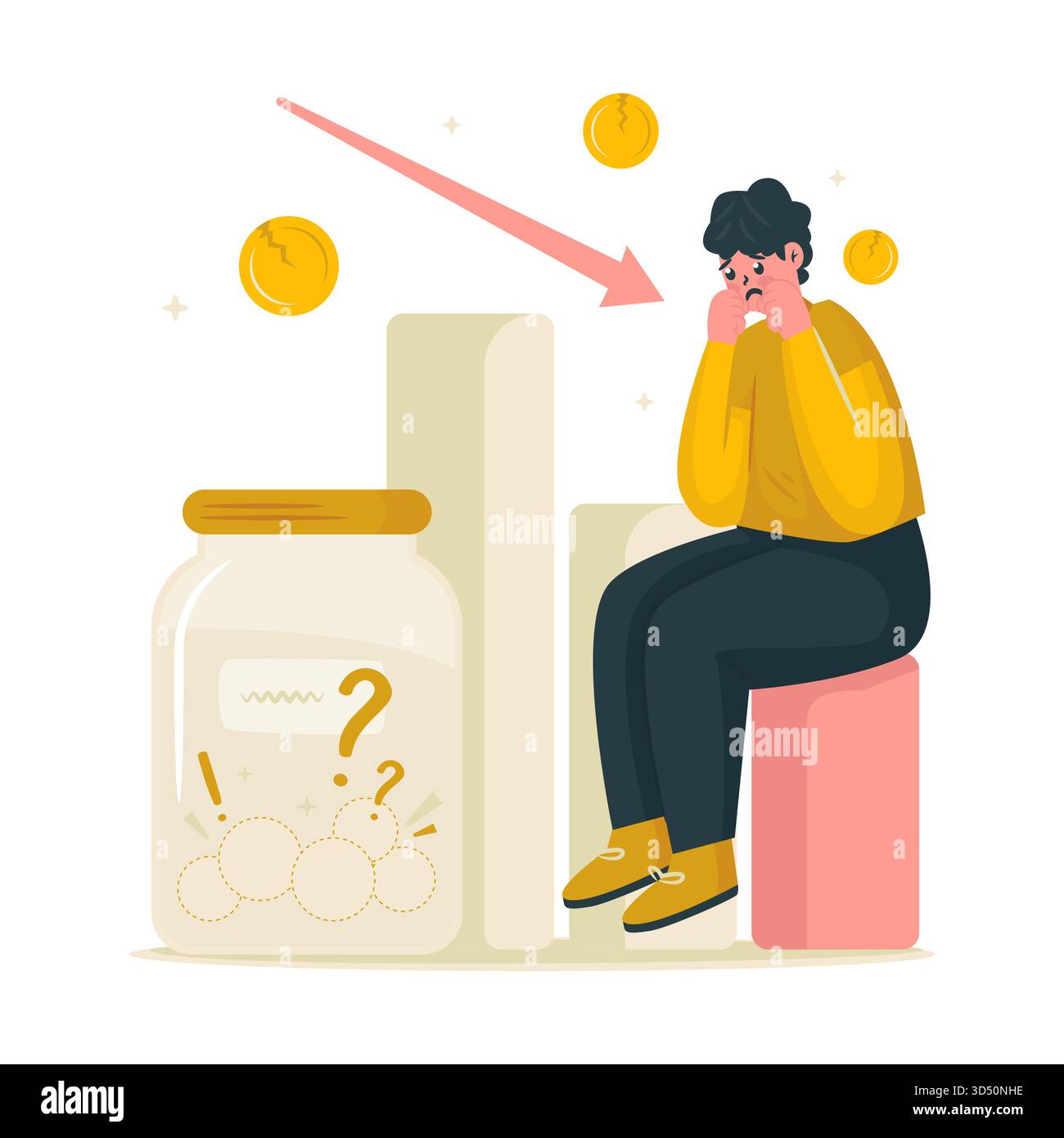 Facing frustration Stock Vector Images - Alamy