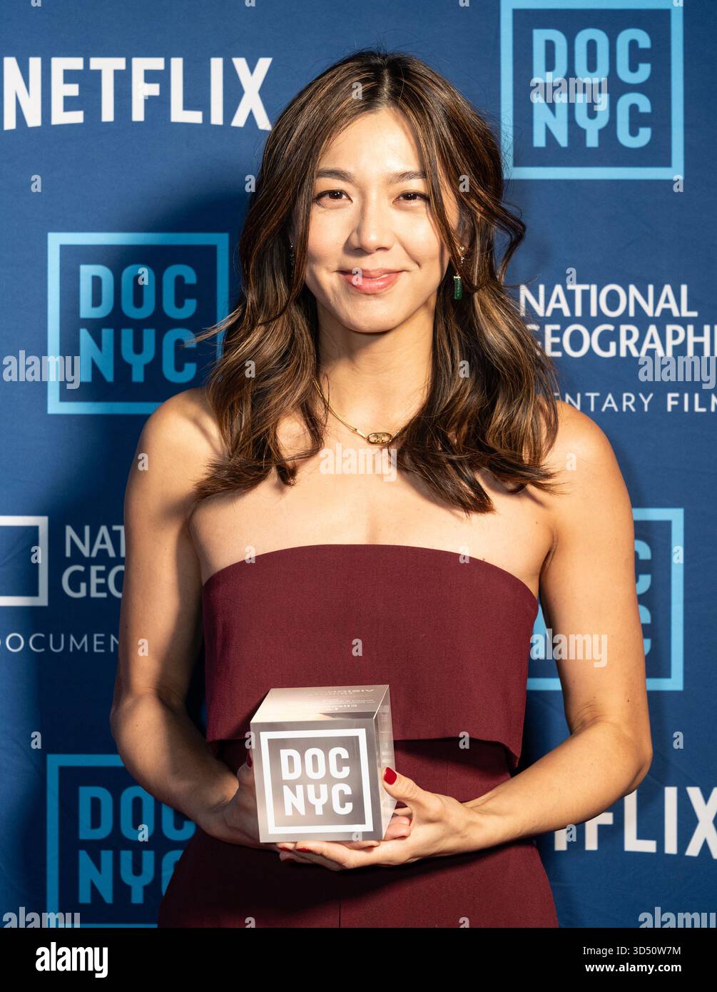 Elizabeth Lo attends the 2025 DOC NYC's Visionaries Lunch at Gotham ...