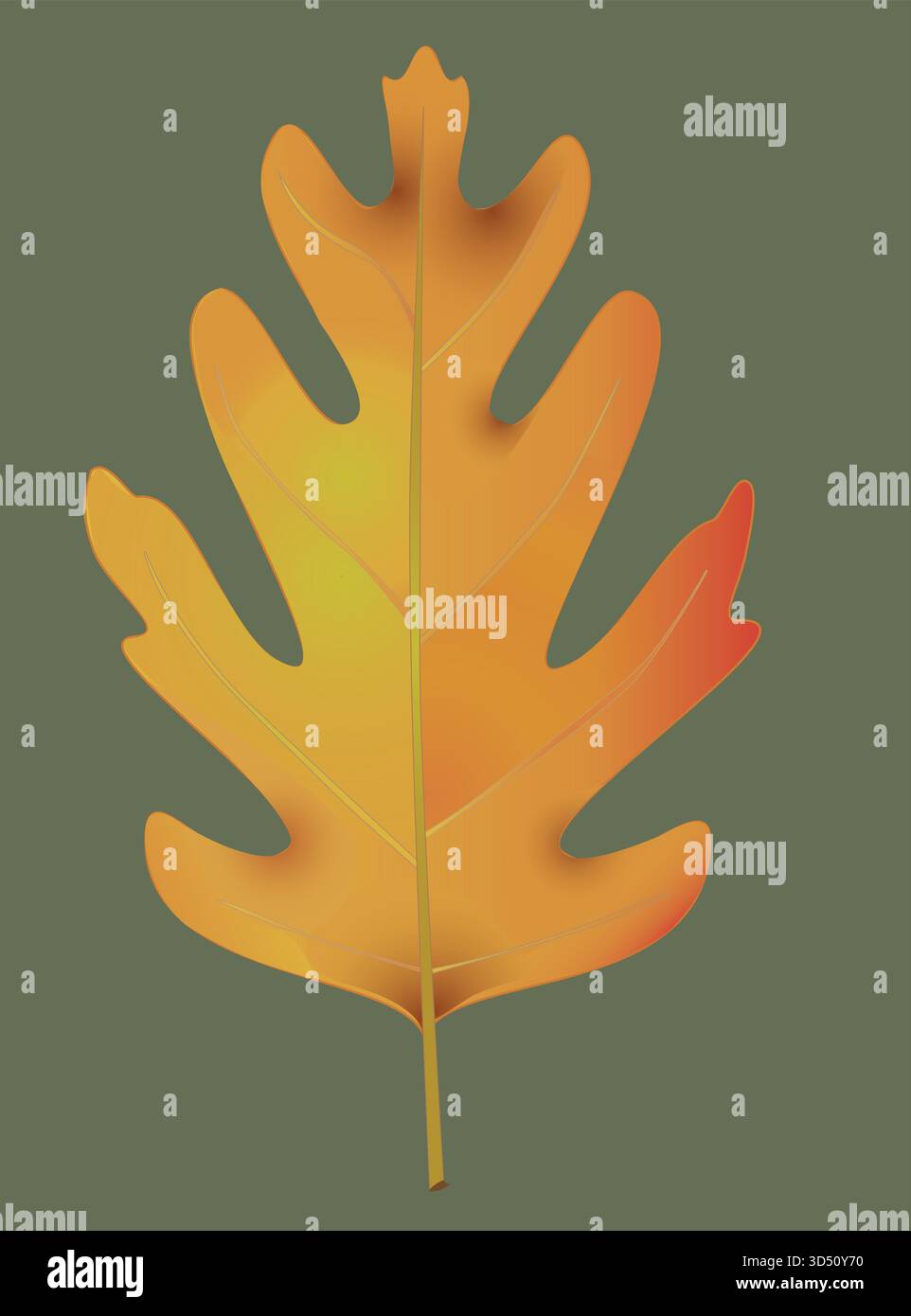 Yellow fall leaf brown Stock Vector Images - Alamy