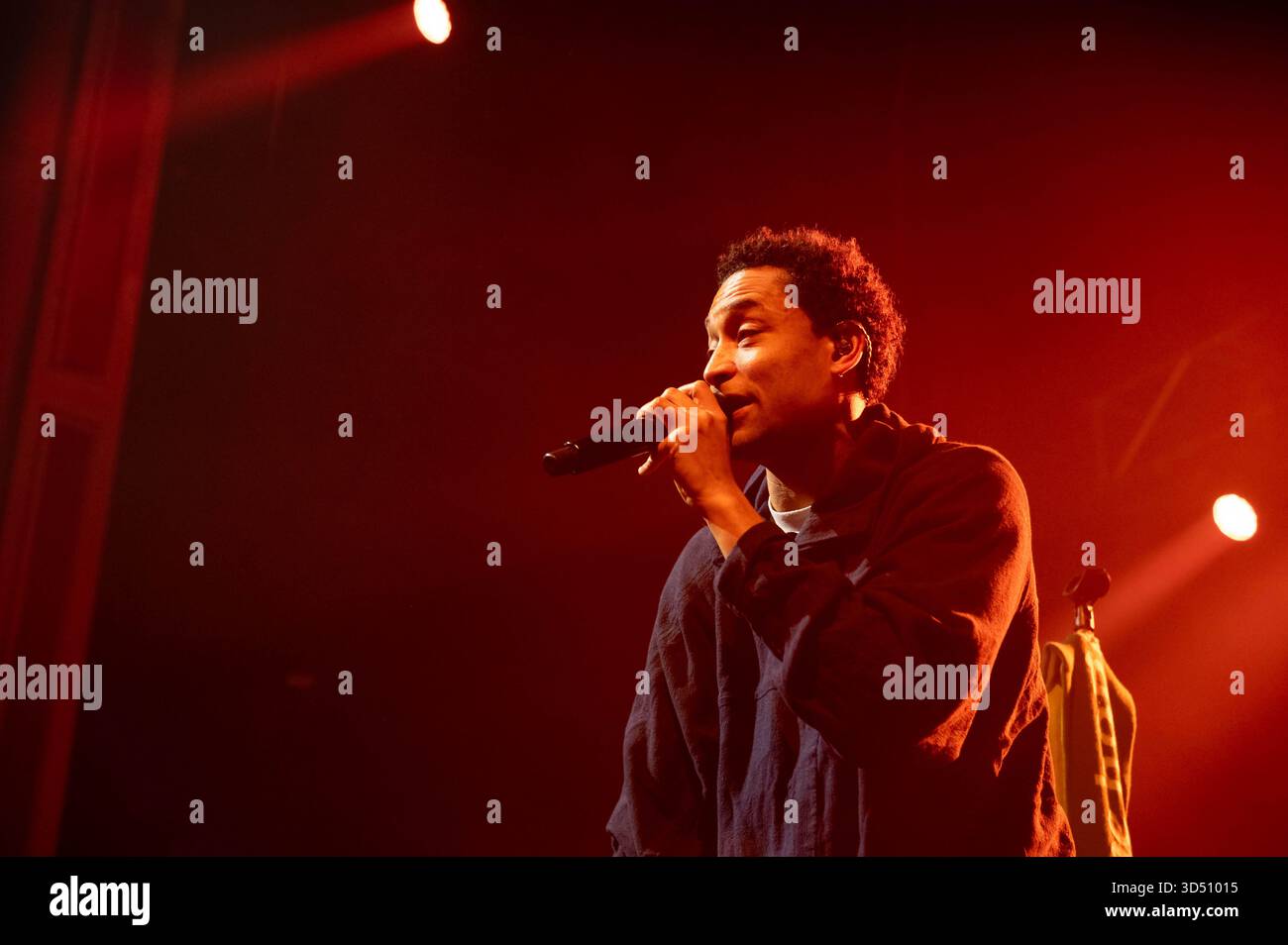 Loyle Carner performing at o2 Academy in Glasgow Wednesday 12th ...