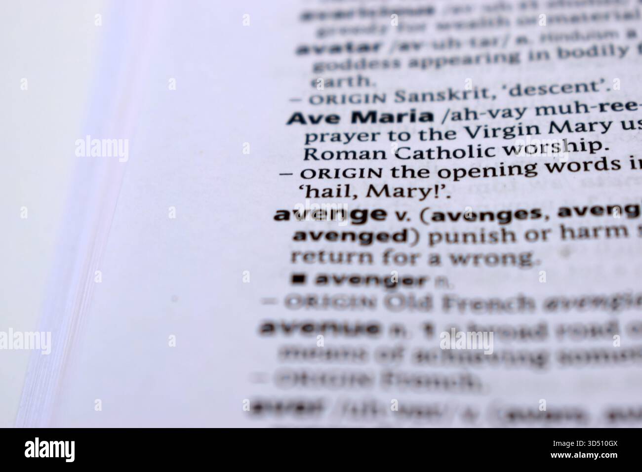 Avenge word hi-res stock photography and images - Alamy