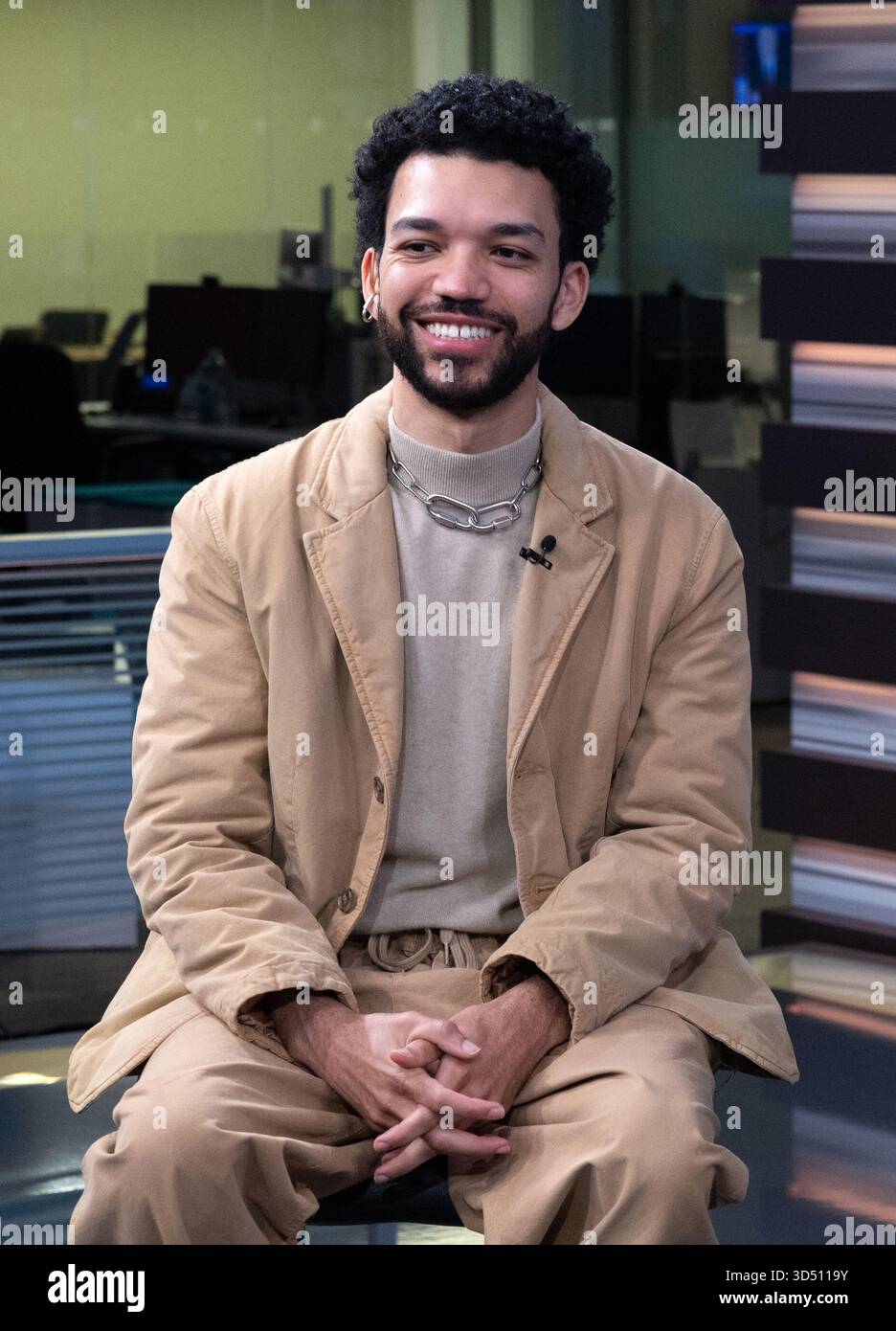 DORAL, FL - NOV 12: Justice Smith is seen during Despierta America ...