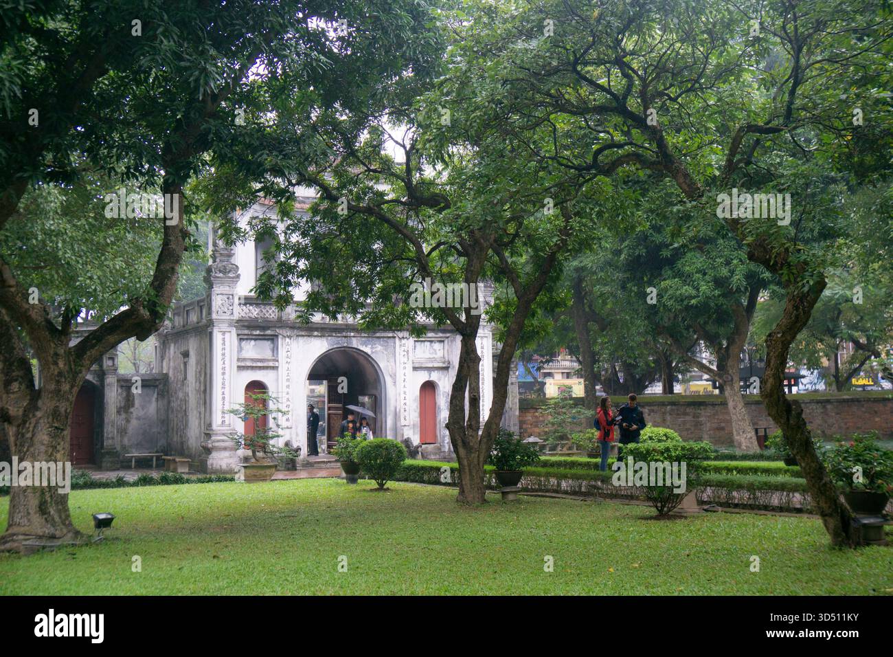 Temple of Literature, Van Mieu, Hanoi, Vietnam Stock Photo - Alamy